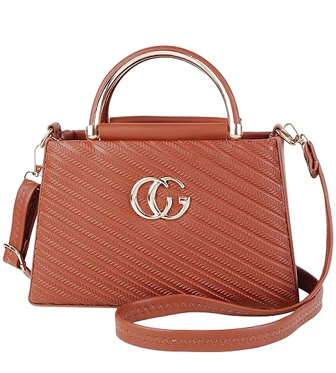 Buy LA GLARE Women's Girls Cross Body Sling Bag with Golden Handle at ...