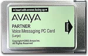 Amazon.com: Avaya Partner ACS Voice Messaging PC Card “Large” (Renewed ...