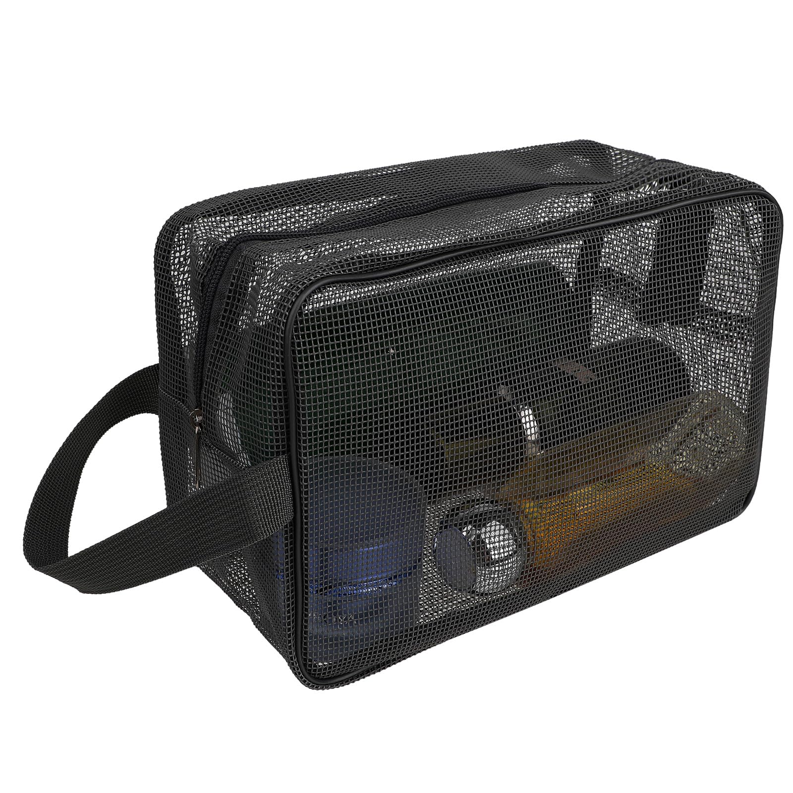 Amazon.com: Jeffdad Mesh Shower Bag, Mesh Toiletry Bags for Traveling ...