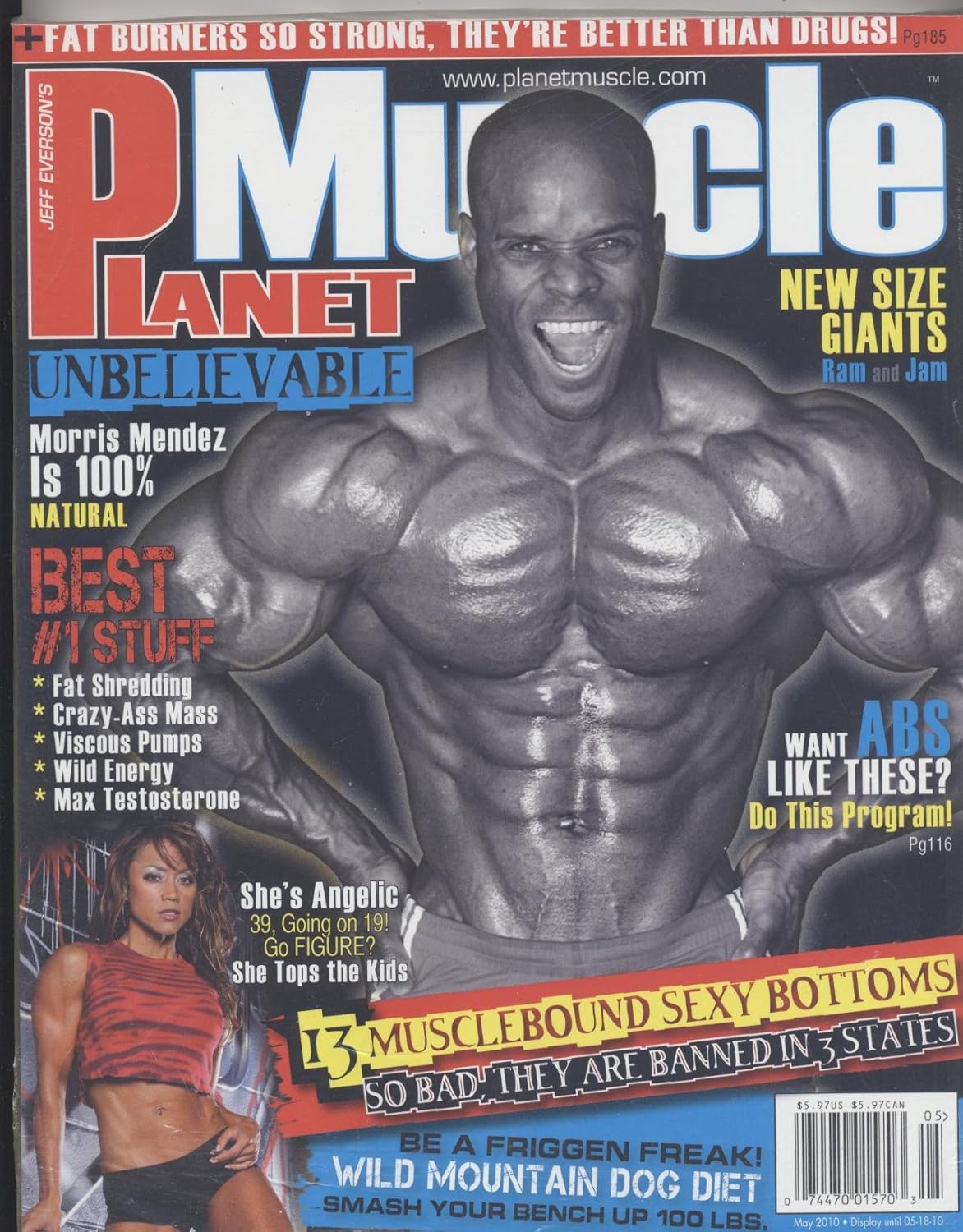 Planet Muscle Magazine May 2010 w/Sports Supplement Buyer's Guide ...