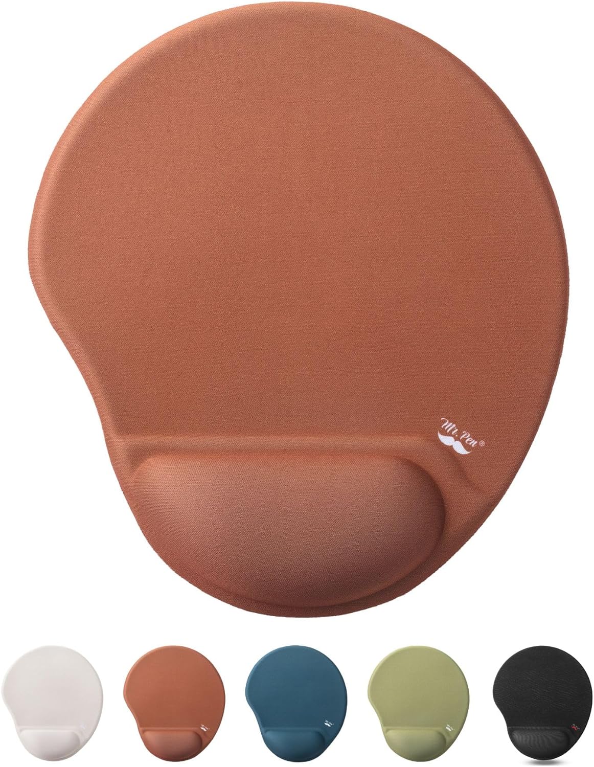 Amazon.com: Mr. Pen Ergonomic Mouse Pad with Wrist Support, Brown ...