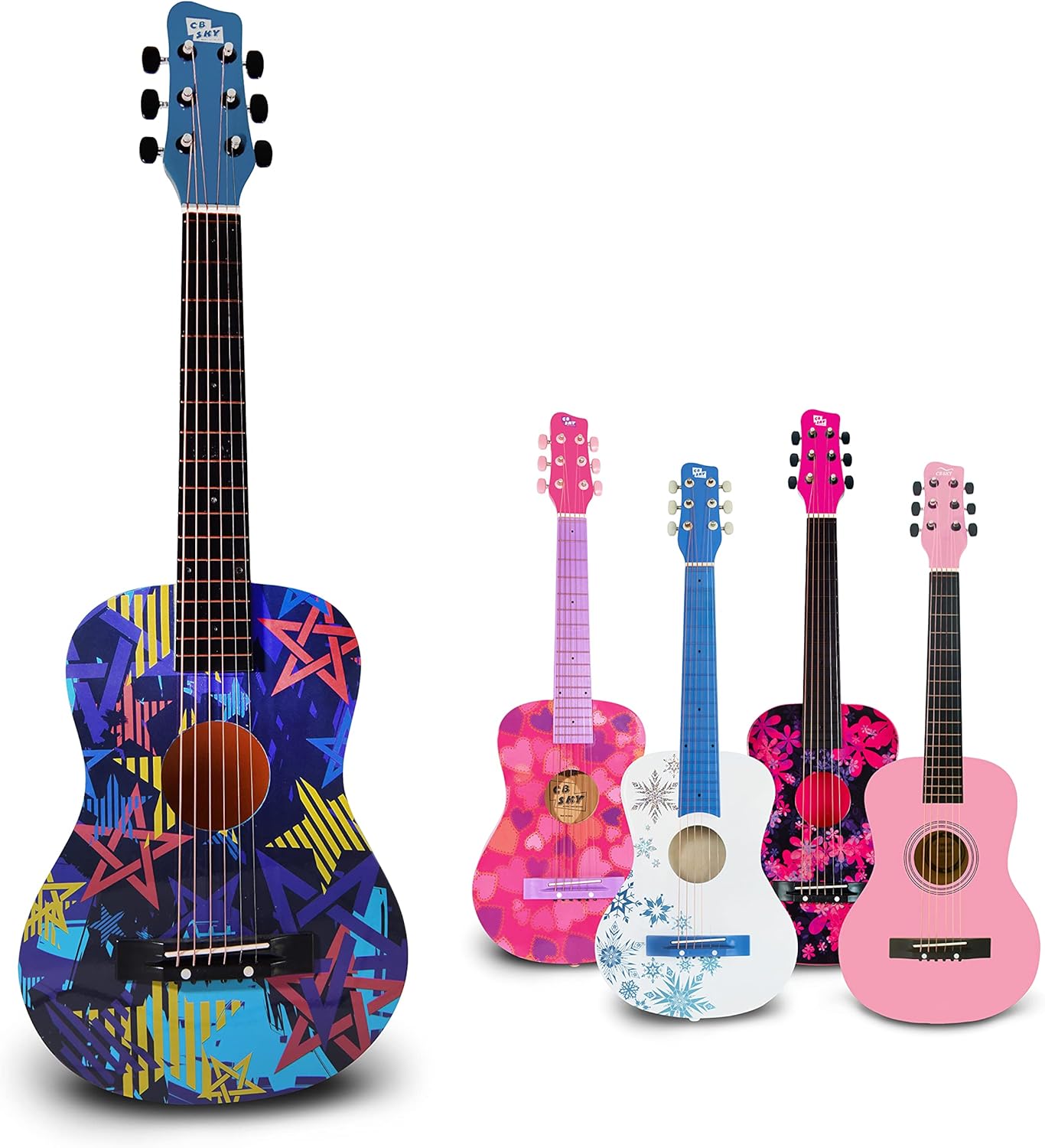 CB SKY 30 INCH ACOUSTIC GUITAR STAR CB SKY Junior/Student Acoustic ...
