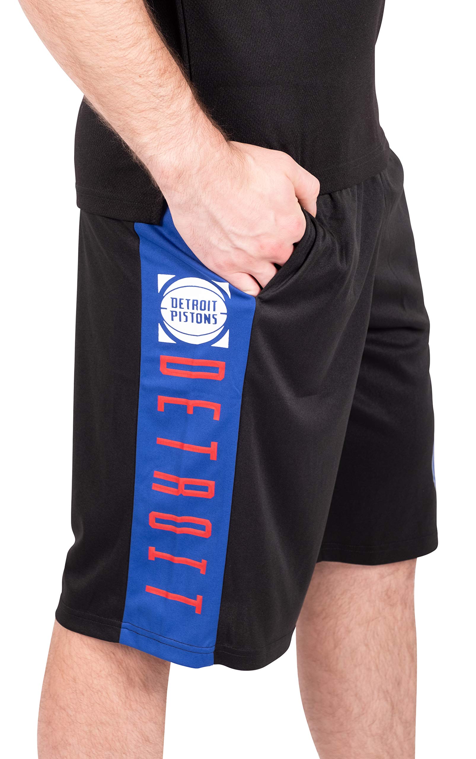 Snapklik.com : Ultra Game NBA Detroit Pistons Mens Mesh Basketball Shorts