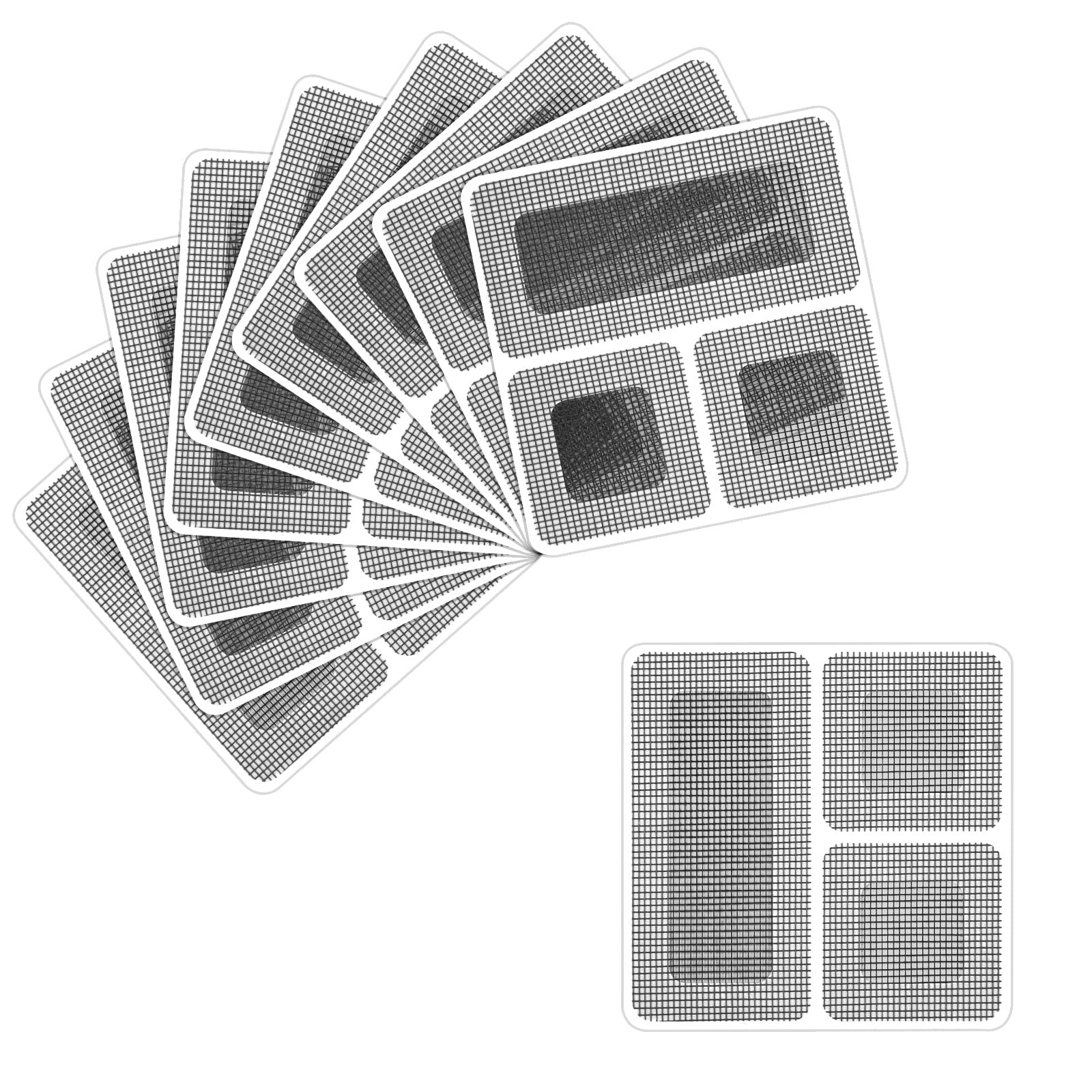 SAVITA 10pcs Mesh Repair Patch, Self Adhesive Window Screen Repair Kit ...
