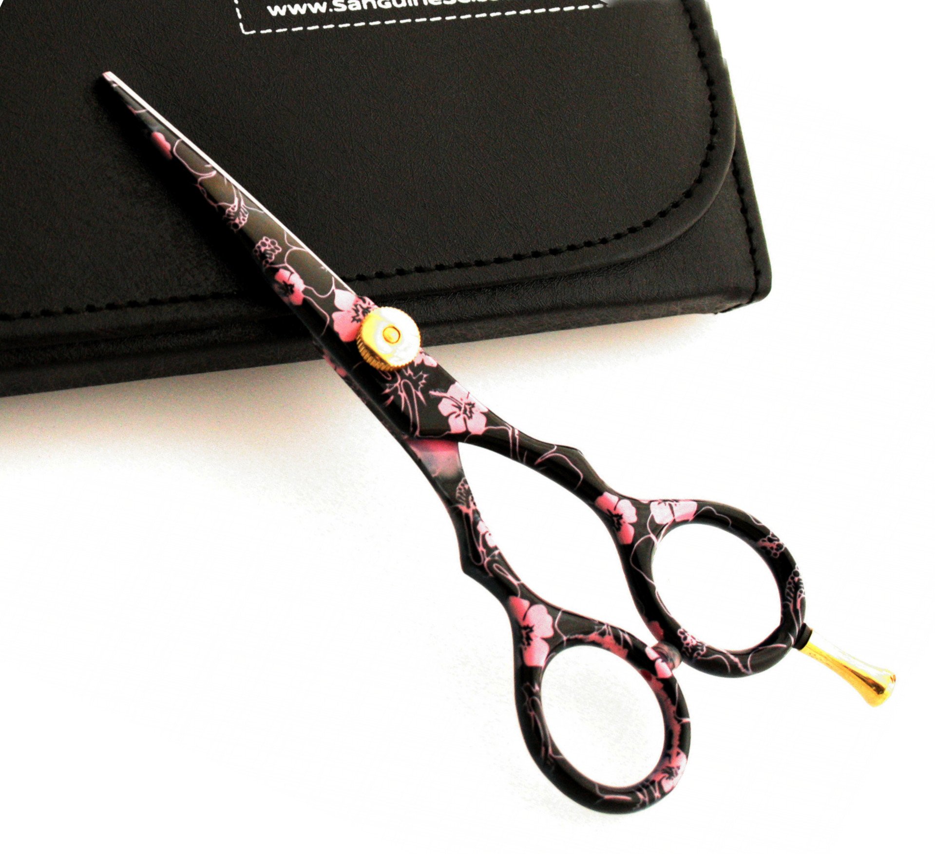 Pink Flower Hair Cutting Scissors, Hairdressing Scissors : Amazon.co.uk ...