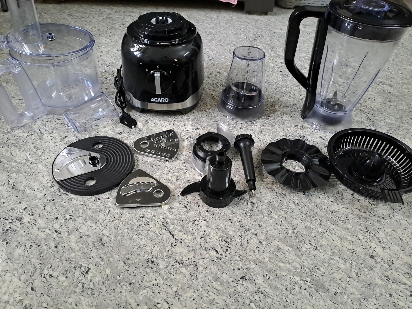 AGARO Grand Food Processor, Multi-functional Chopper, Grinder, Slicer ...