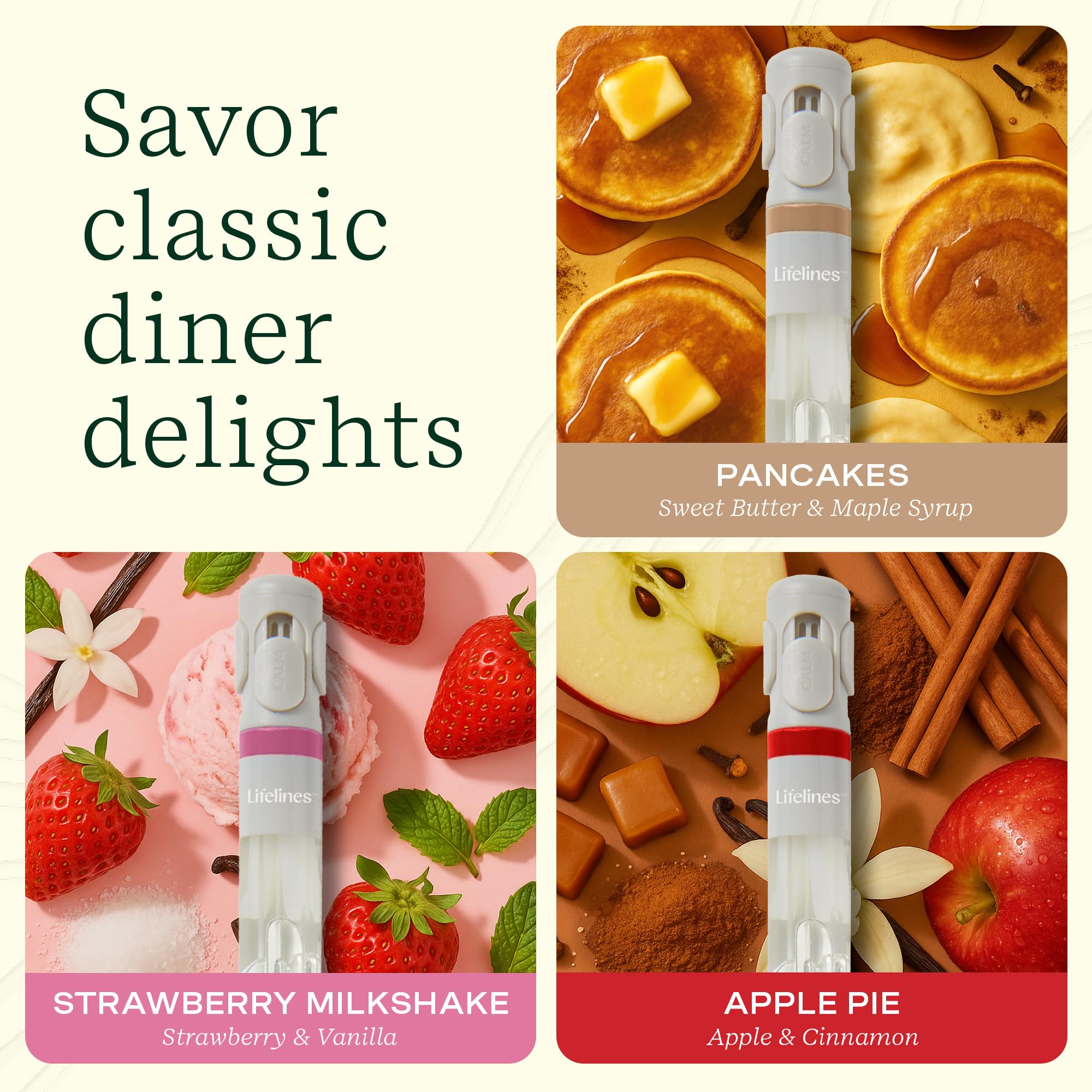 Snapklik.com : Lifelines Pen Diffuser Set, Diner Classics 3-Pack - 1mm ...