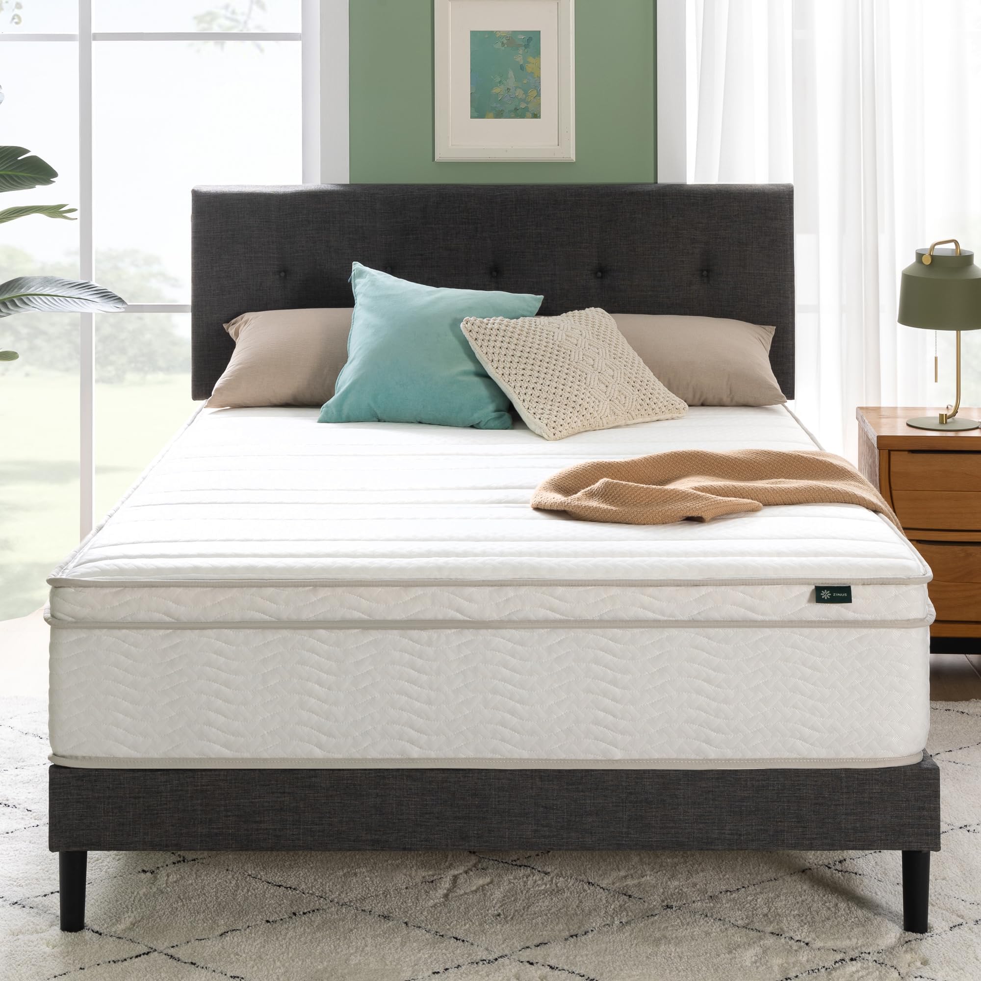 Amazon.com: ZINUS 12 Inch Green Tea Memory Foam Mattress [New Version ...