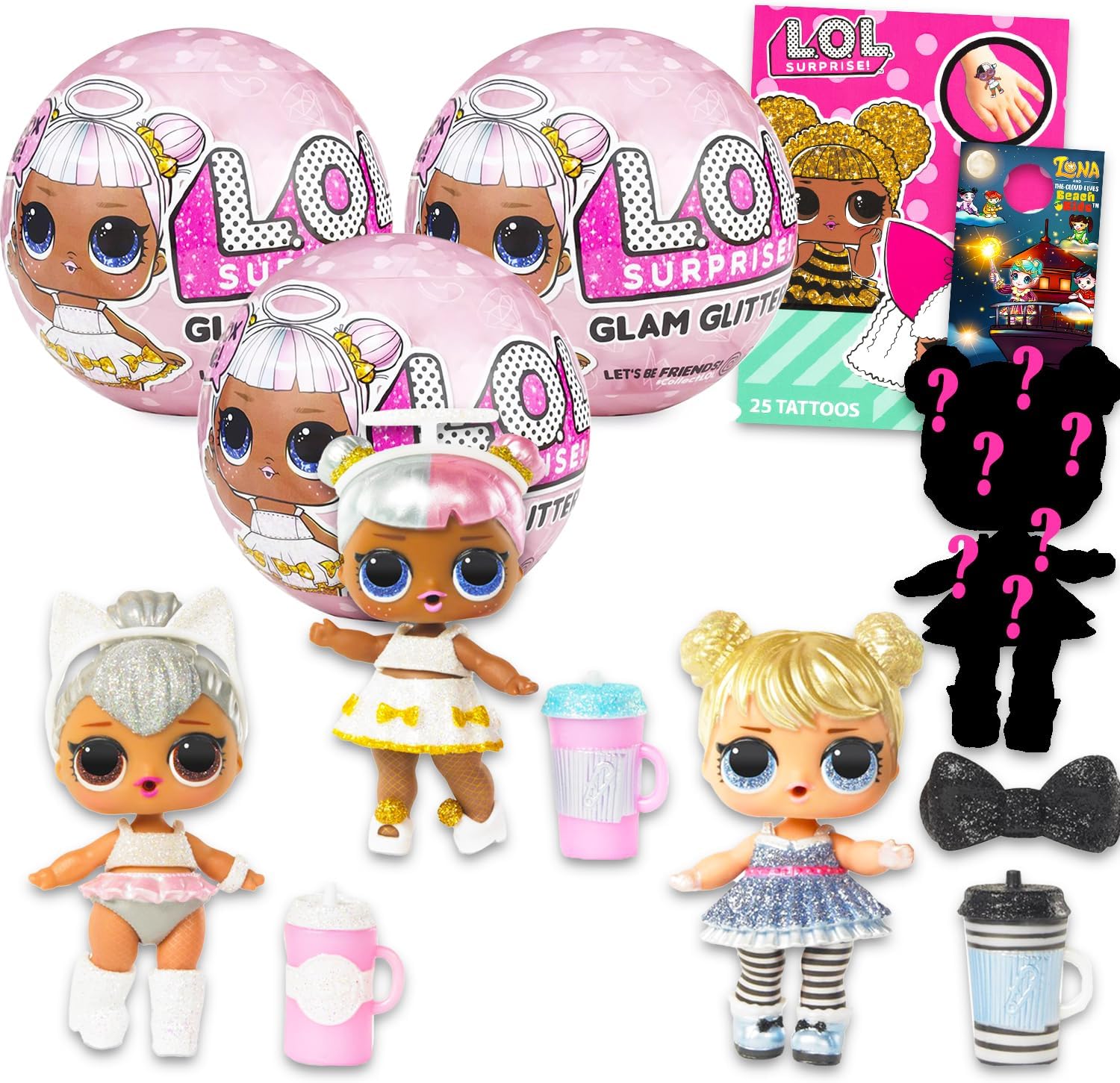 Amazon.com: LOL Surprise! Glam Glitter Series Mystery Set - 3 Pack Glam ...