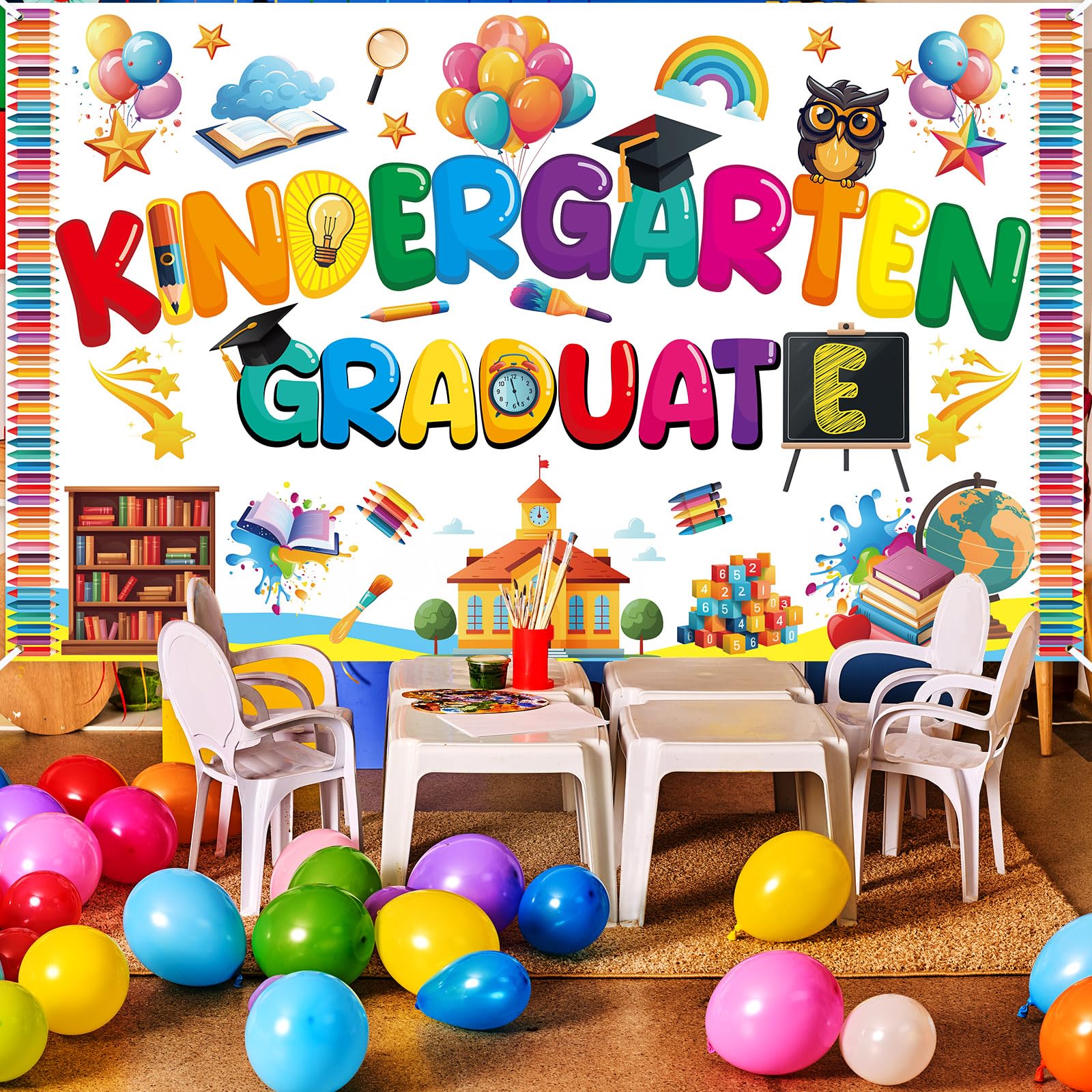 Kindergarten Graduation Decorations Banners
