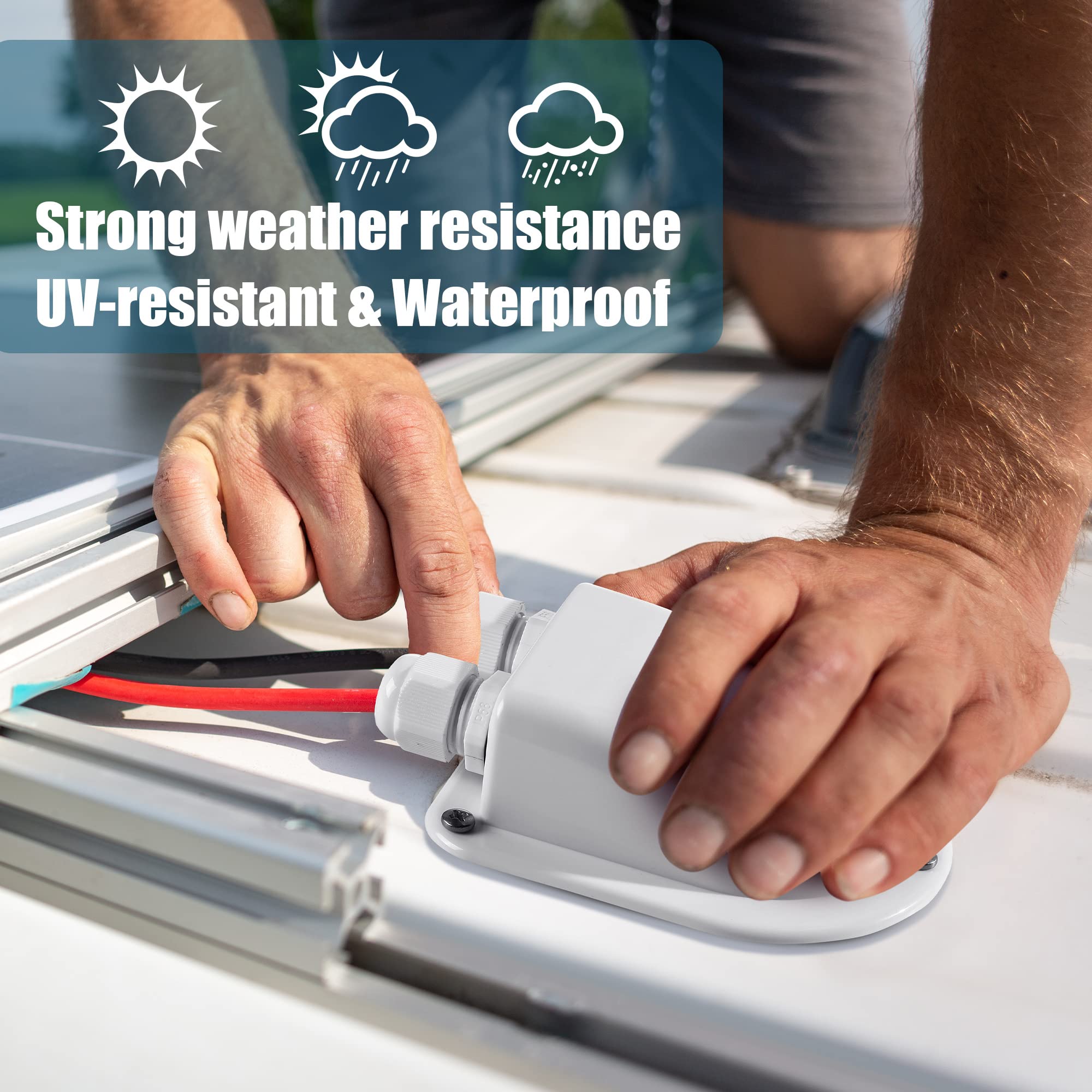 Snapklik.com : Cable Gland Entry, 13AWG To 7AWG RV Roof Cable Entry ...