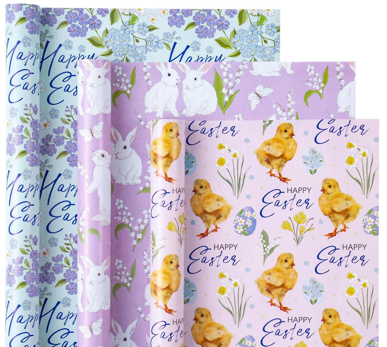 Snapklik.com : WRAPAHOLIC Easter Wrapping Paper Roll - Mini Roll - 3 ...