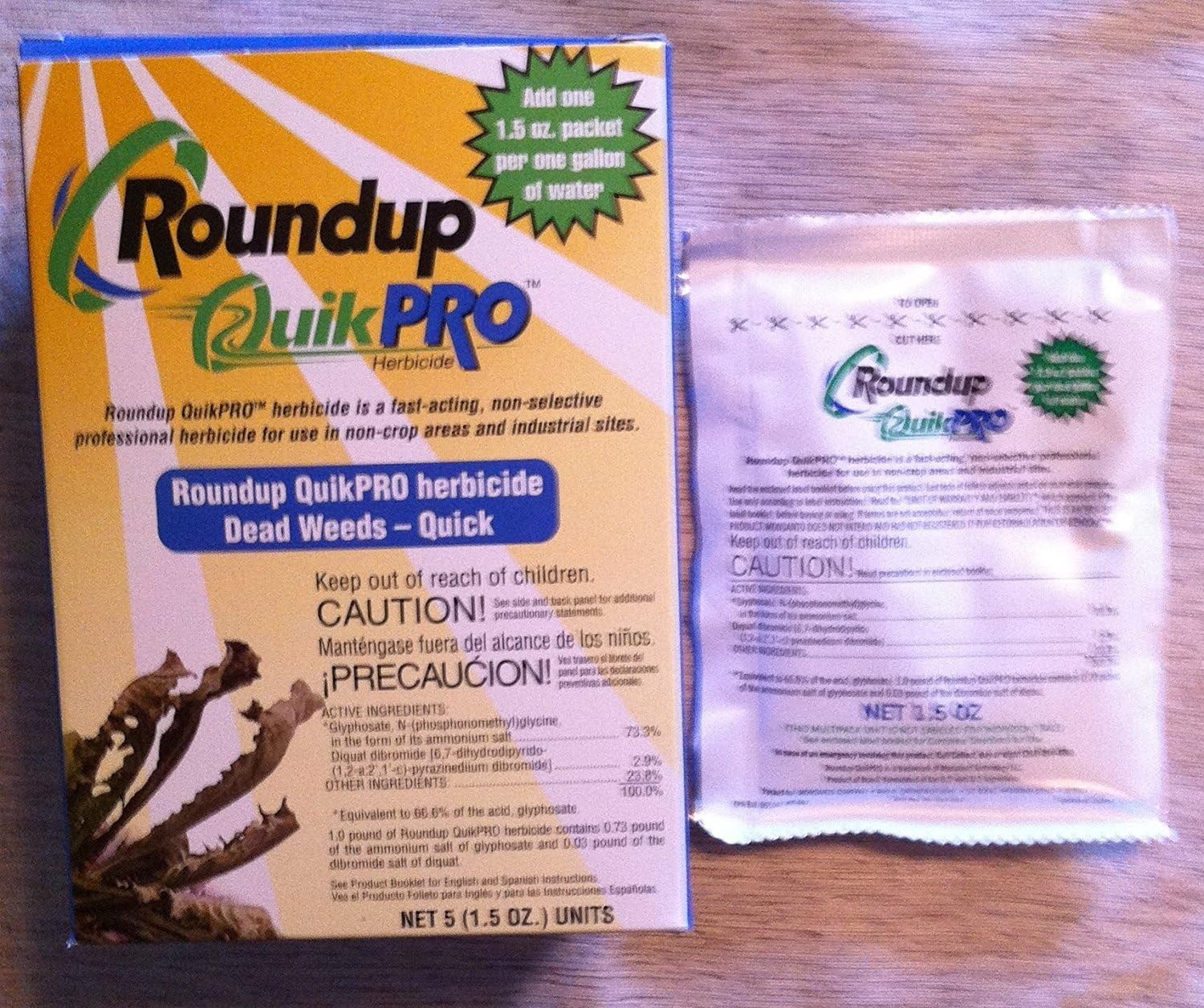 Amazon.com : Monsanto 63020 Weed Killer Quik-Pro/Packets High ...