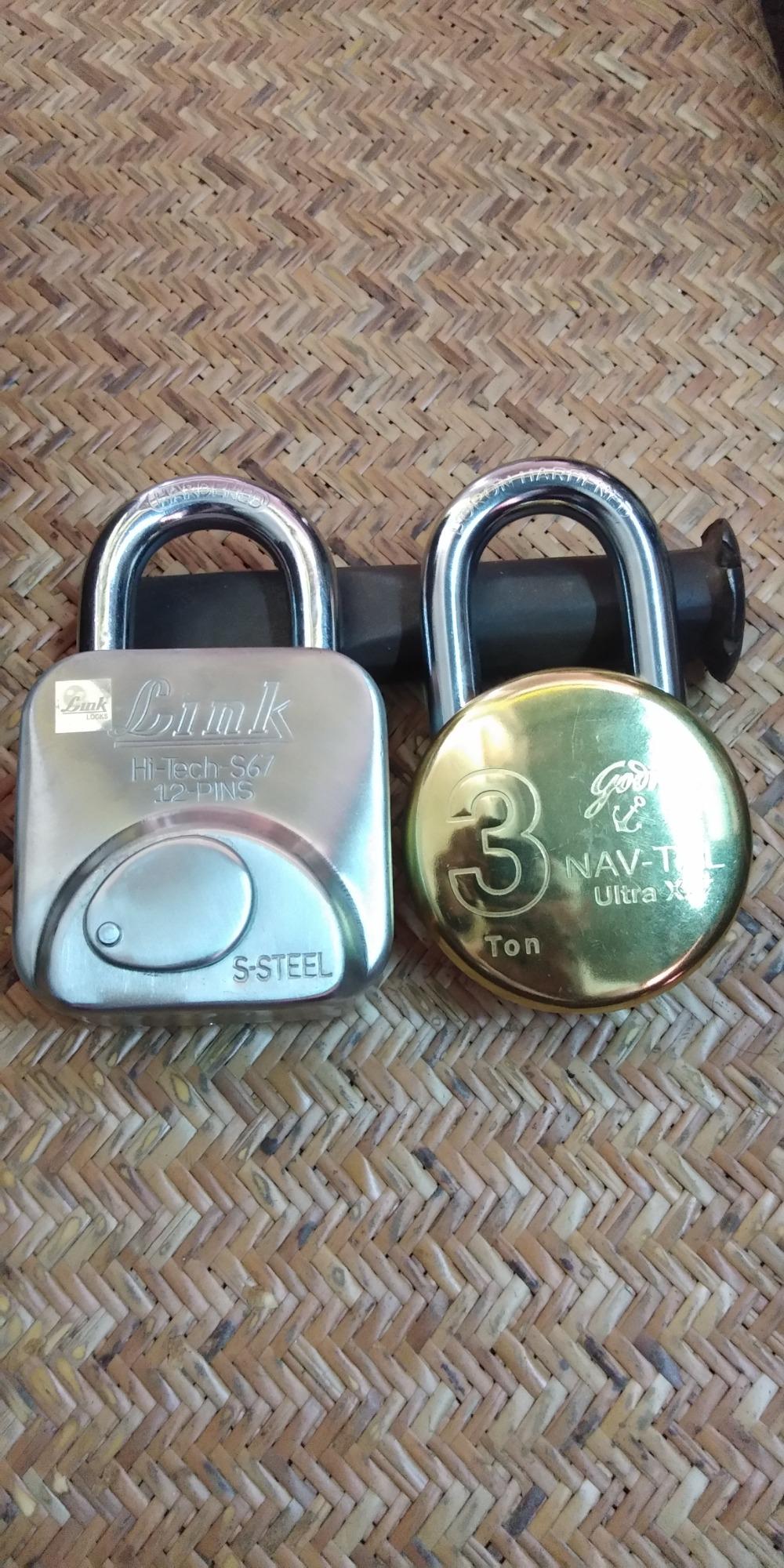 Link Hi-Tech S67mm Padlock | Stainless Steel Body with Hardened Shackle ...