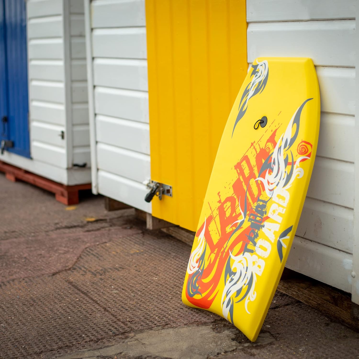 KandyToys 33″ XPE Body Board Slick with Leash Strap in Yellow Bodyboard ...