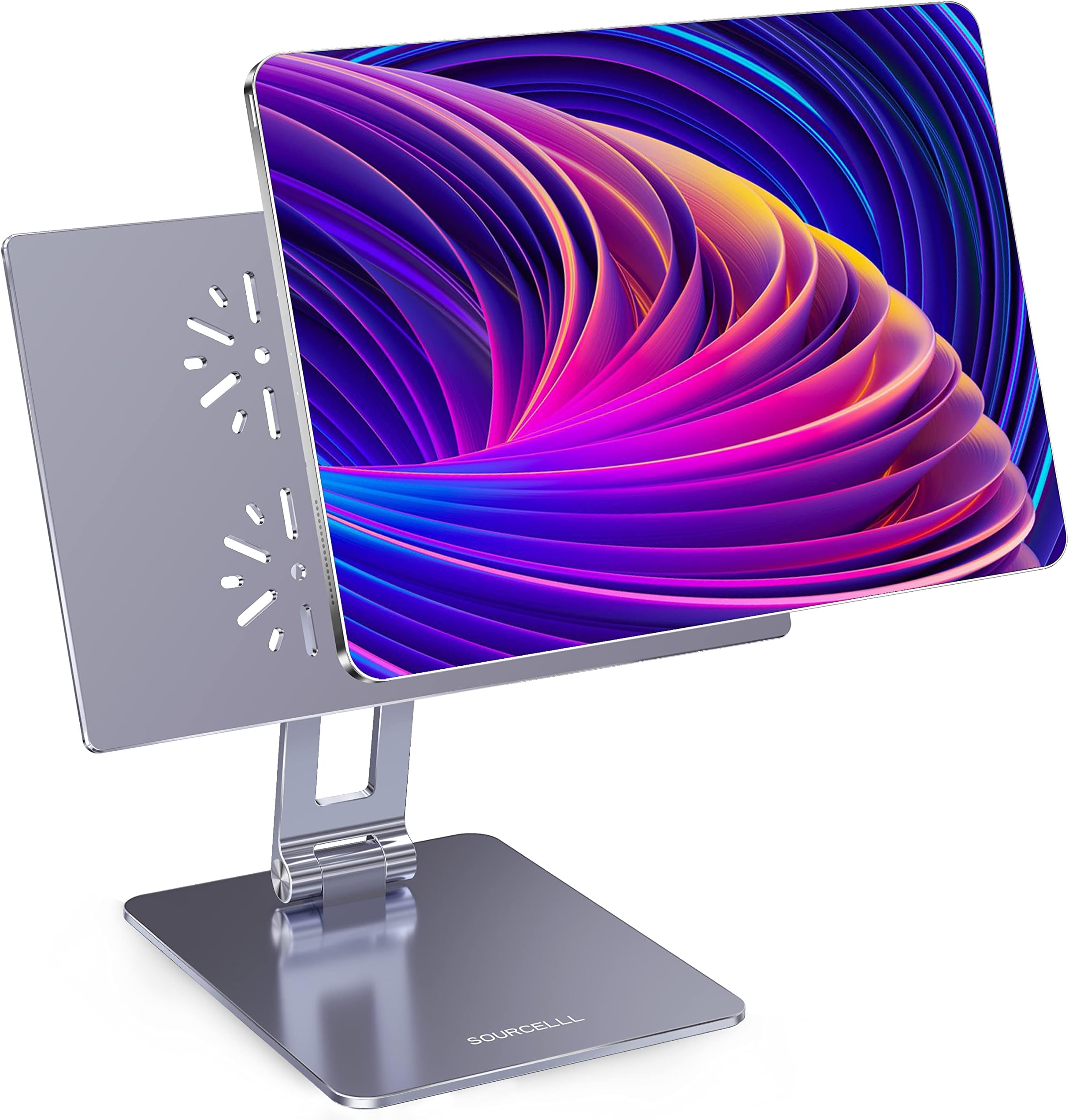 iPad Magnetic Stand for iPad Pro 12.9'',Foldable Magnetic iPad Stand ...