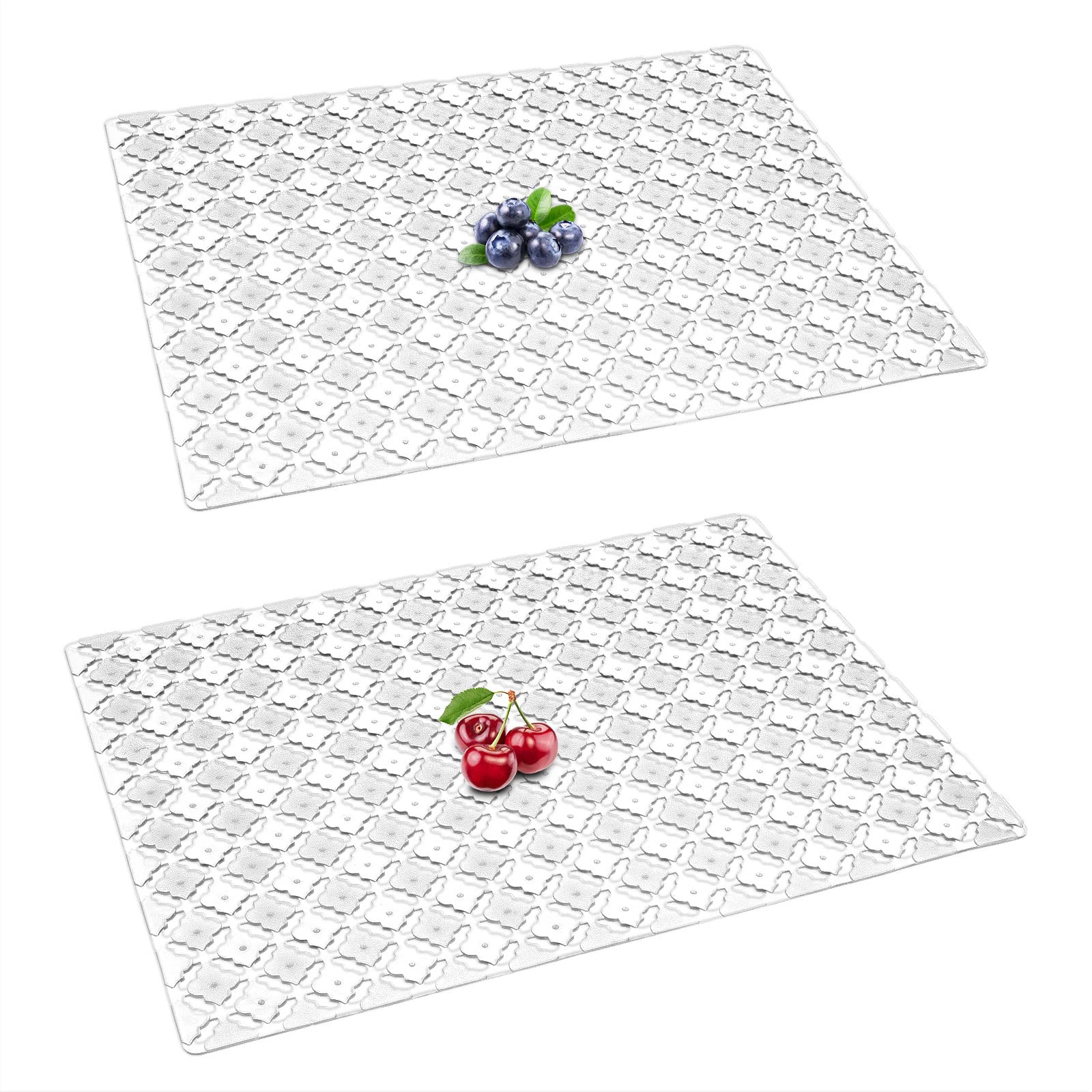 Qulable 2Pack Kitchen Sink Mat for Stainless Steel/Ceramic Sinks, PVC ...