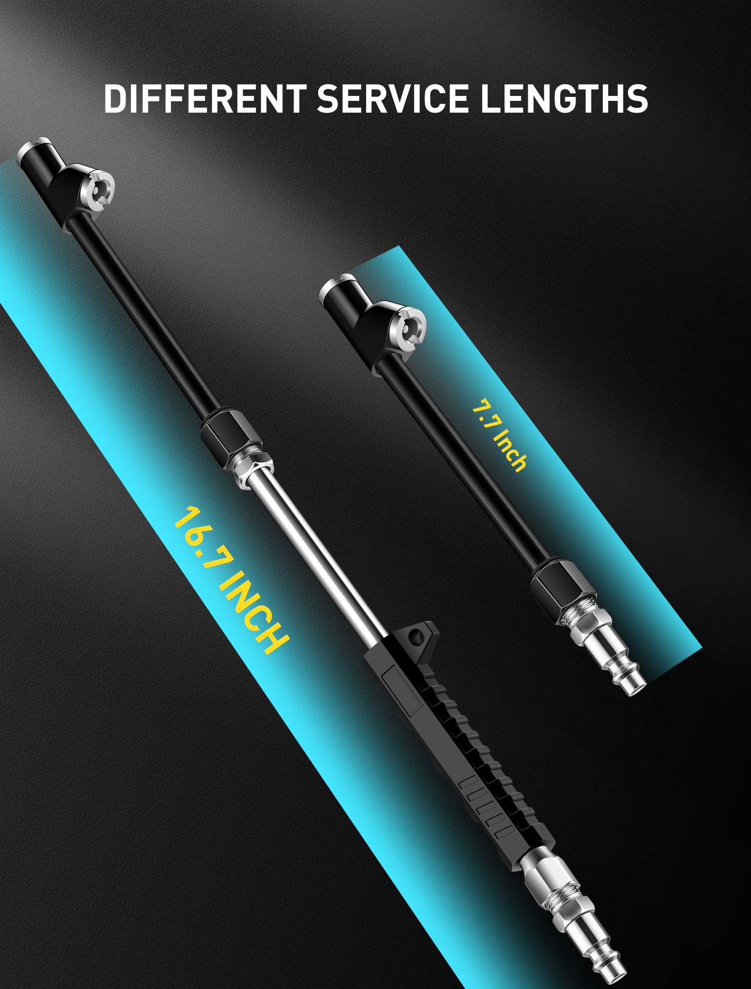 Snapklik.com : EVOULTES 16.7 Inch Extended Dual Head Air Chuck, 2-Way ...