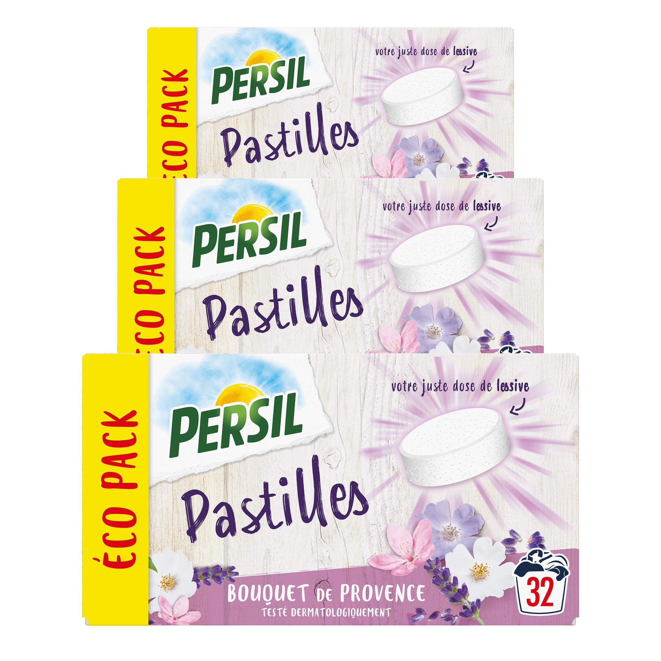 Persil Lessive en Pastilles Bouquet de Provence - 96 lavages - testé ...