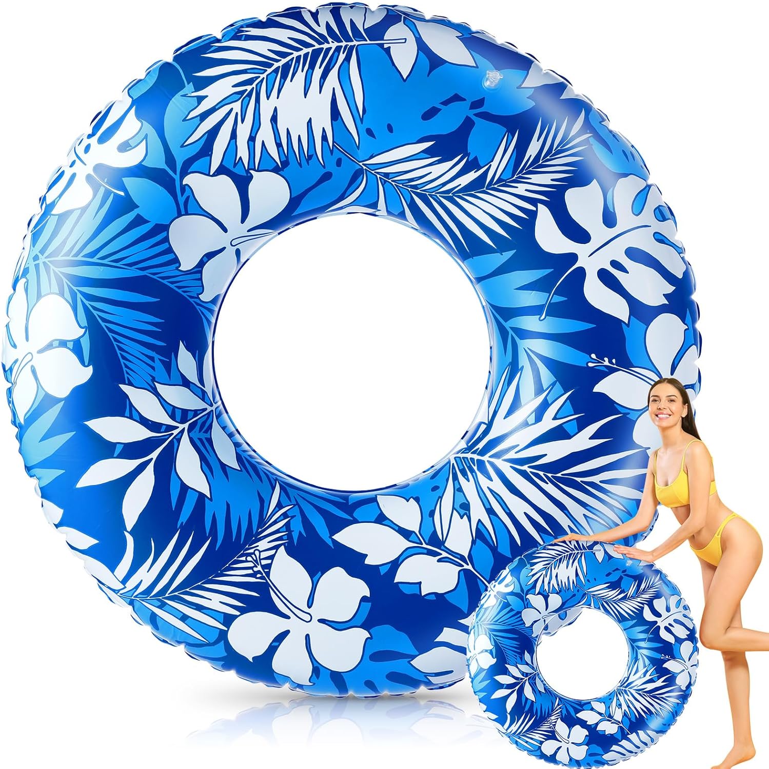Amazon.com: Motionchic Jumbo Float Tube 47.24 Inches Inflatable Pool ...
