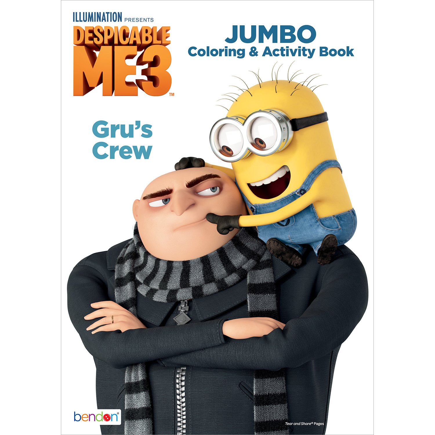 Buy Jumbo Coloring Activity Bendon Despicable Me 3 Jumbo