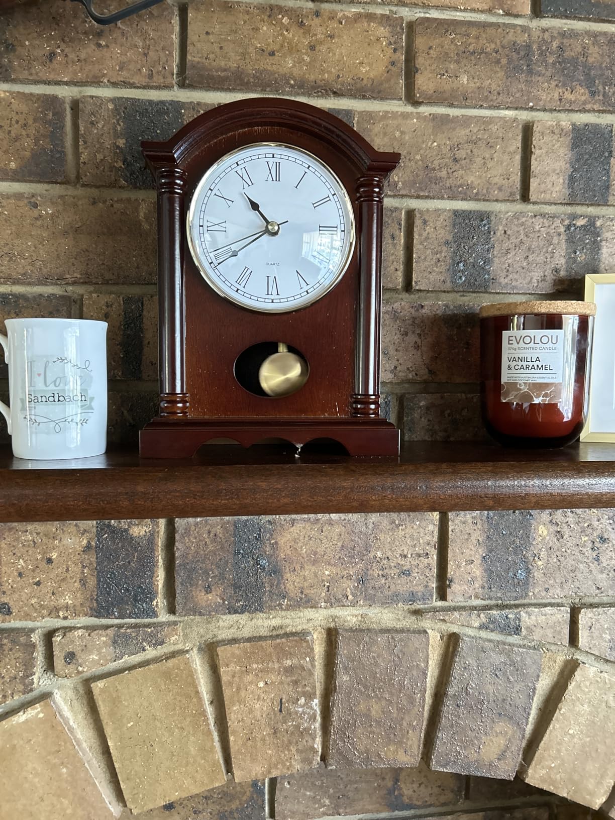 AYRELY® Classic Grandfather Mantel Clock for Living Room Déco, Elegant ...