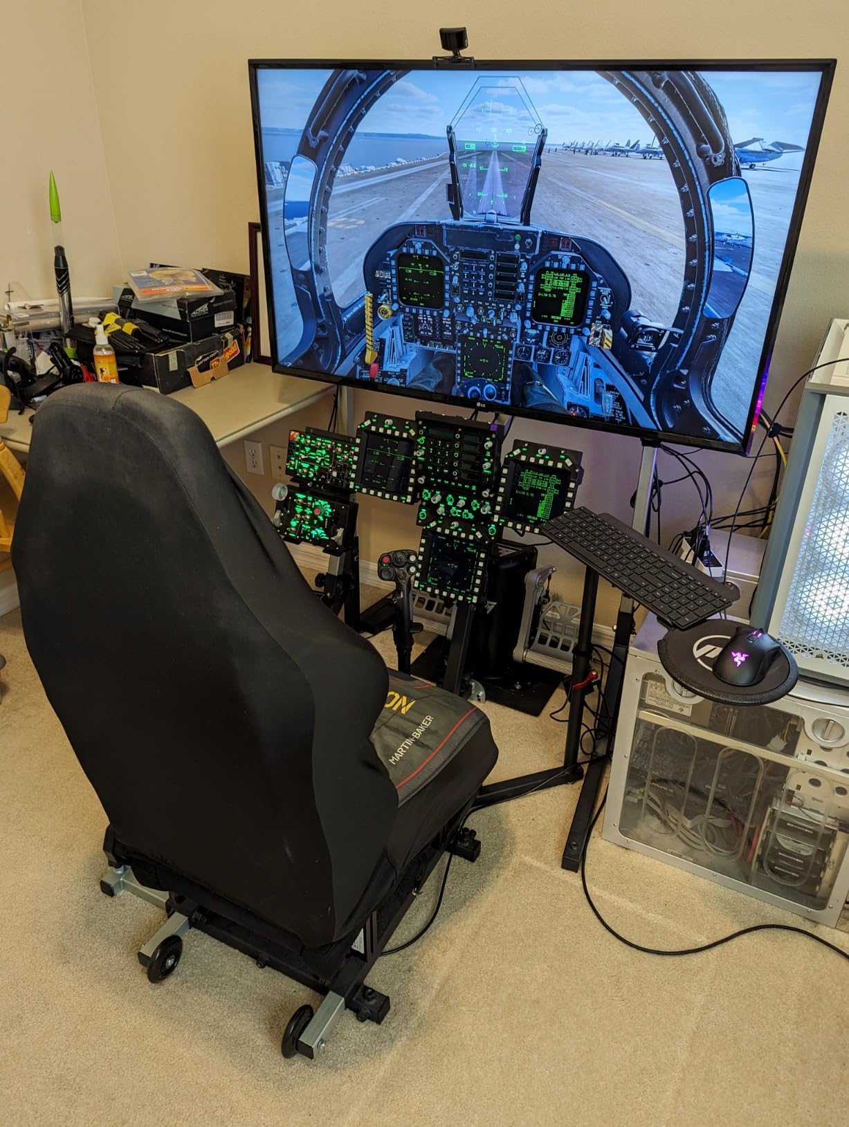 $18/mo - Finance SimFab Modular Flight Simulator Pit For Combat ...