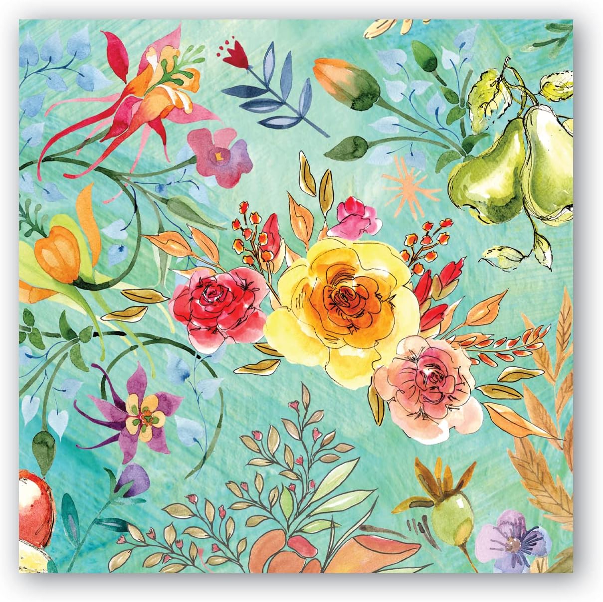 Amazon.com: Michel Design Works Cocktail Napkins, Jubilee Design ...