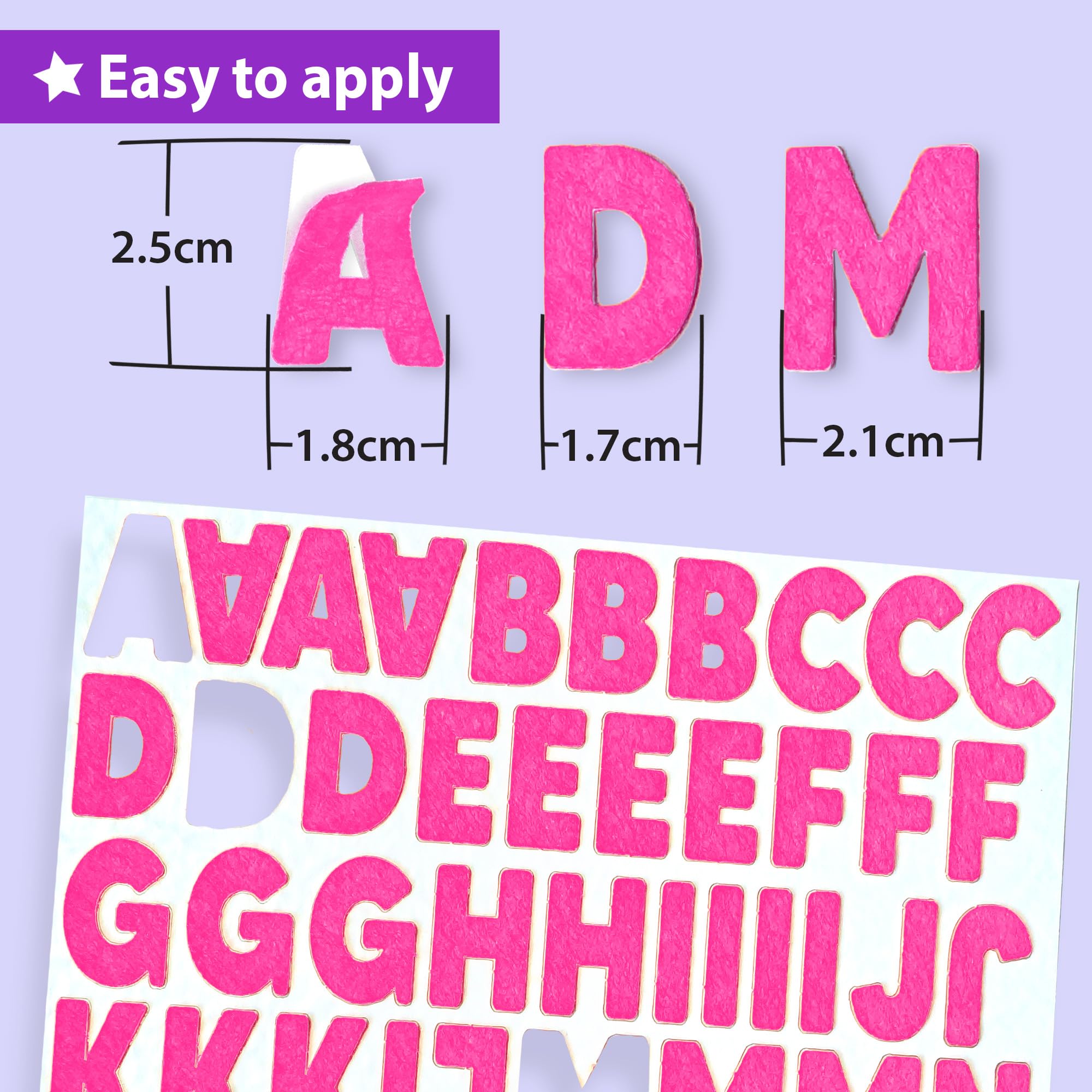 Snapklik.com : KRAFUN 500+ Felt Stickers For Kids - Self-Adhesive ...