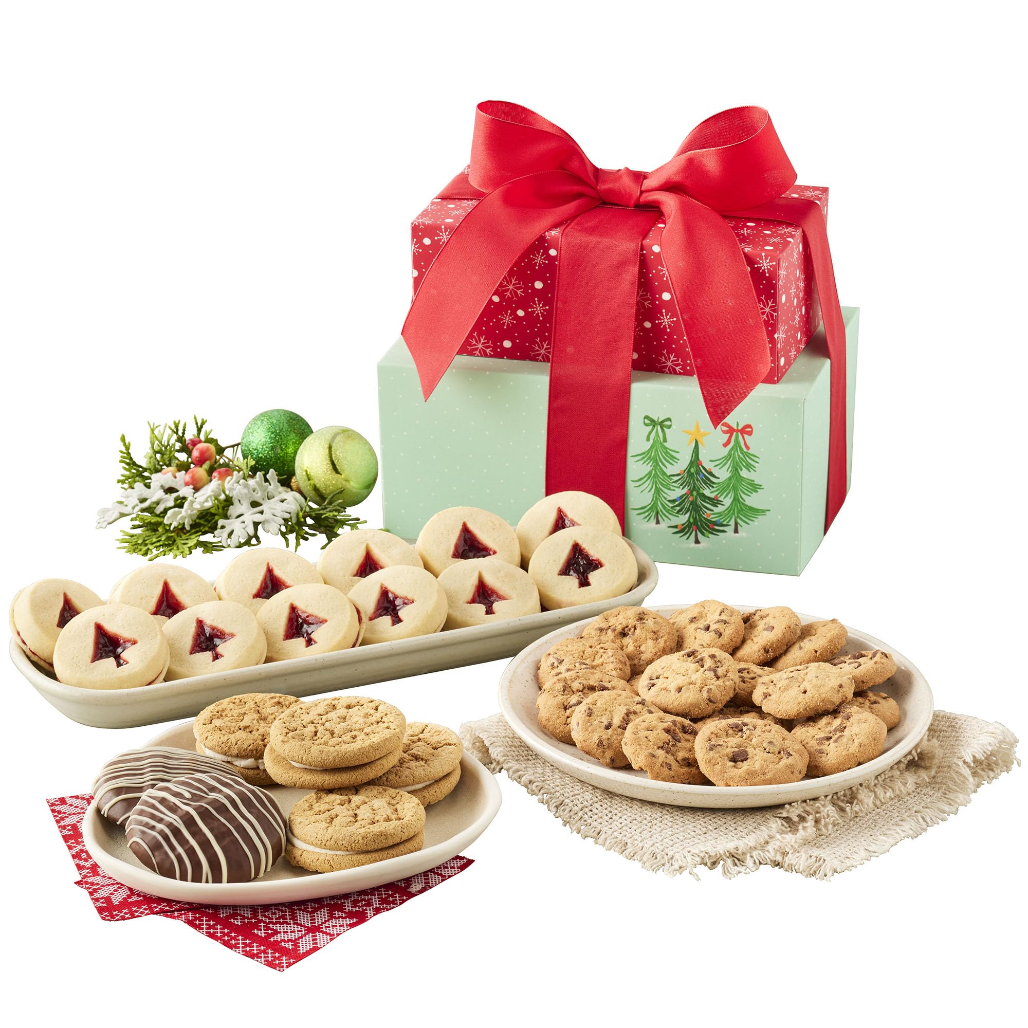 Amazon.com: Harry & David Holiday Tower Of Cookies, Christmas Cookies ...