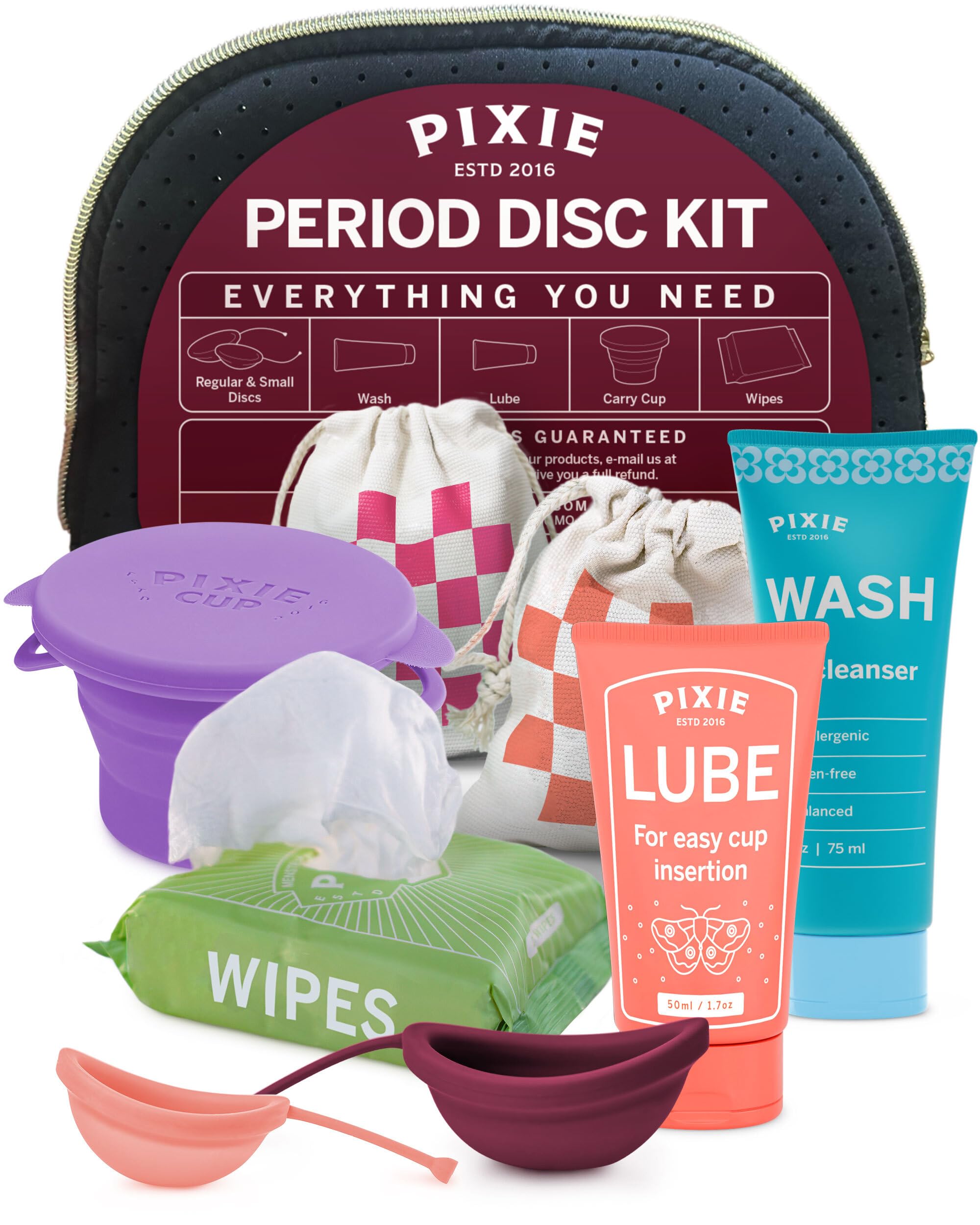 Amazon.com: Pixie Menstrual Disc Kit - No Metals or Toxins - 100% ...