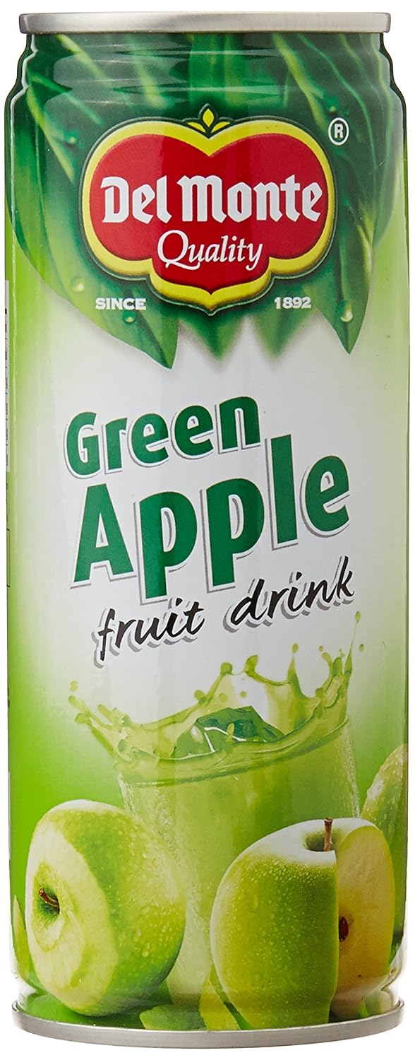 Del Monte Green Apple, 240ml Can : Amazon.in: Grocery & Gourmet Foods