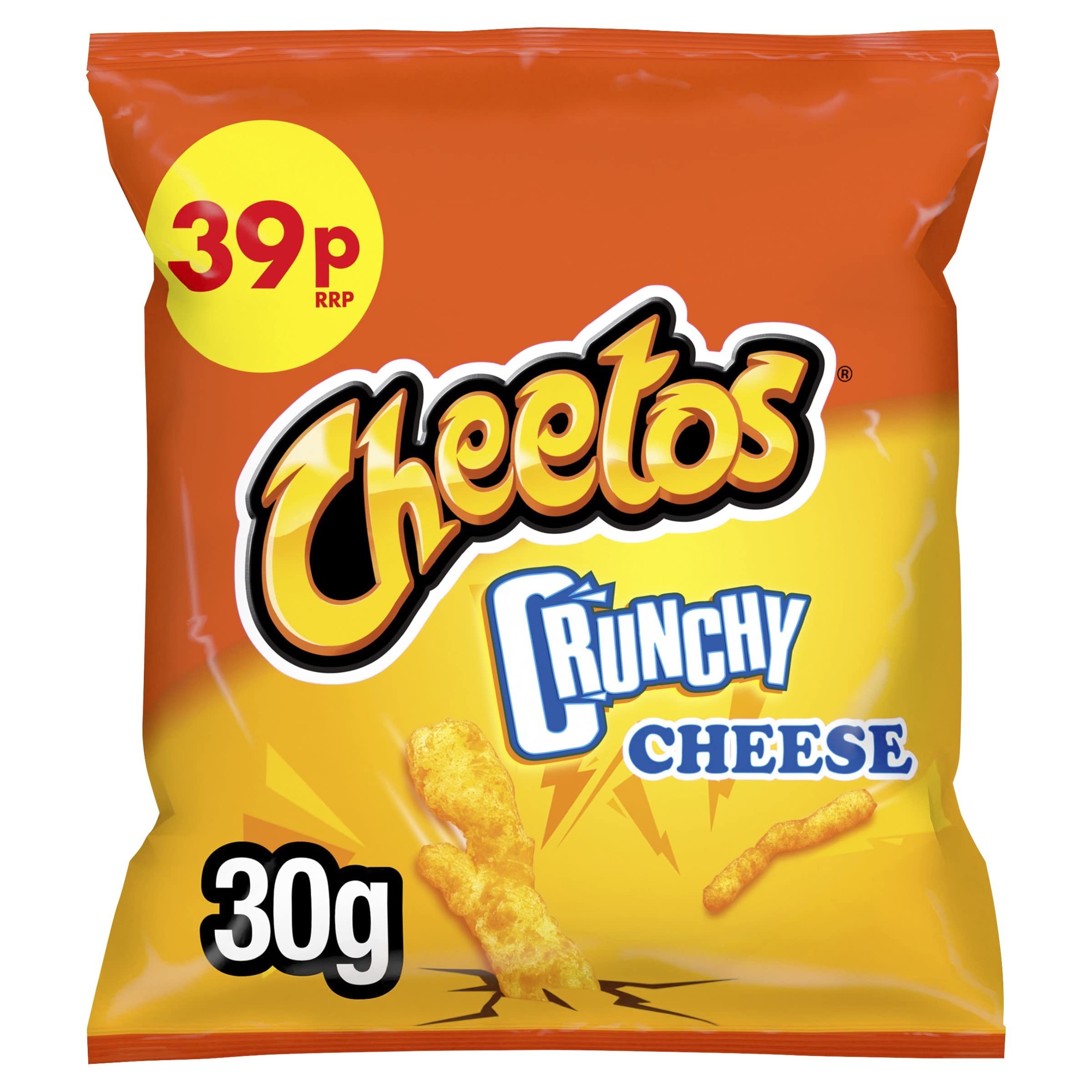 Buy Cheetos Crunchy Cheese Corn Snacks, 30 g (Pack of 30) Online at ...