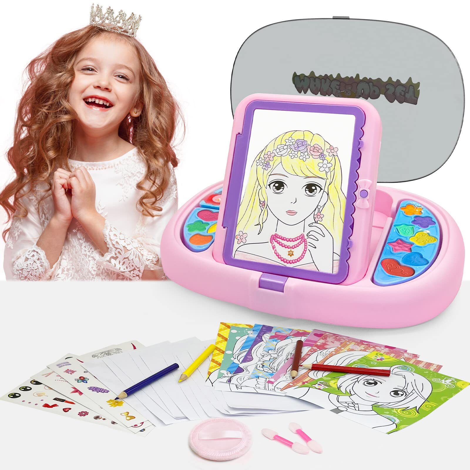 Hoarosall 2 in 1 Light Up Tracing Pad for Girls,Tracing Box for Kids ...