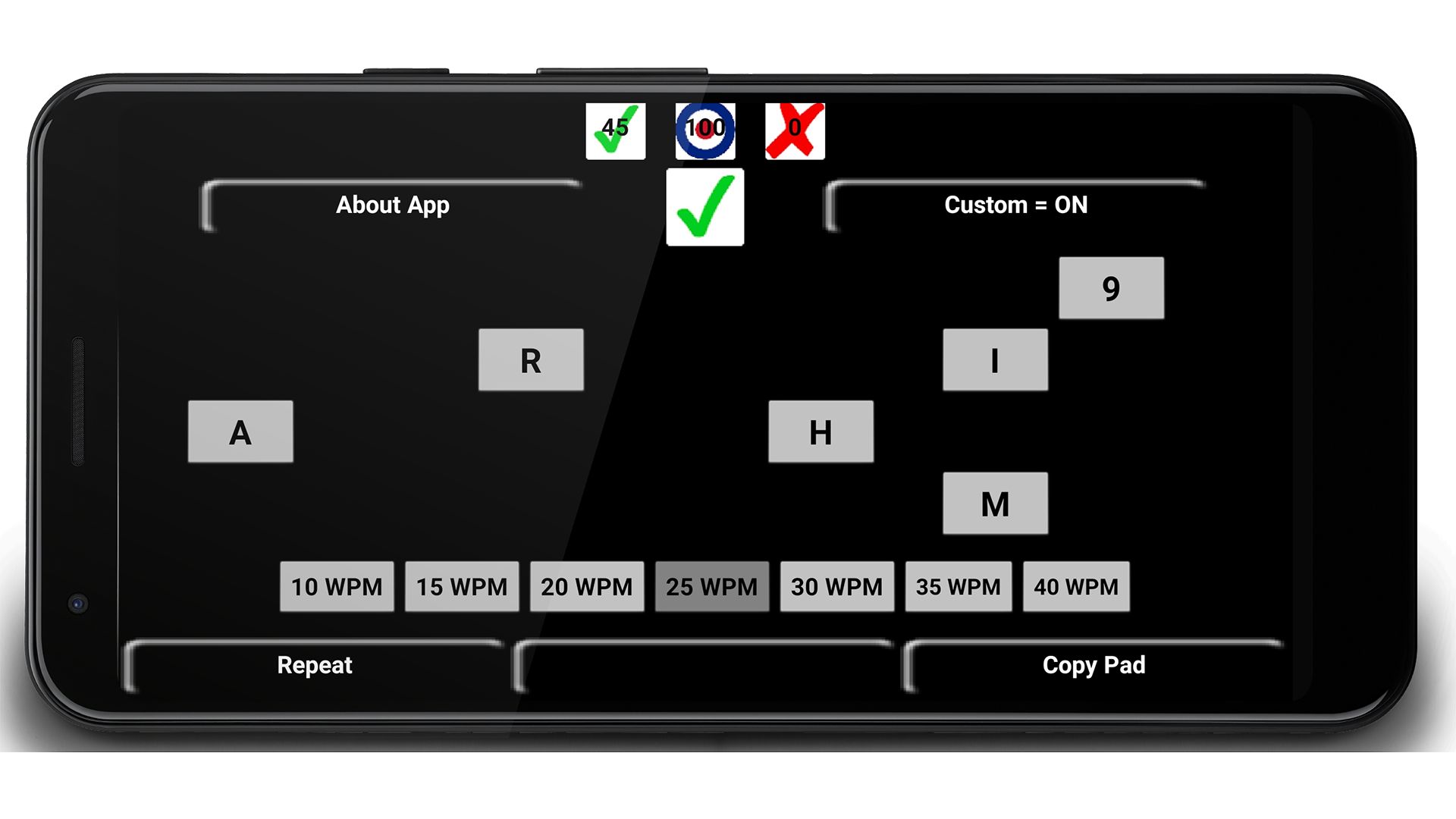 Alphanumeric Morse Code customizable learning app for Android - App on Amazon Appstore