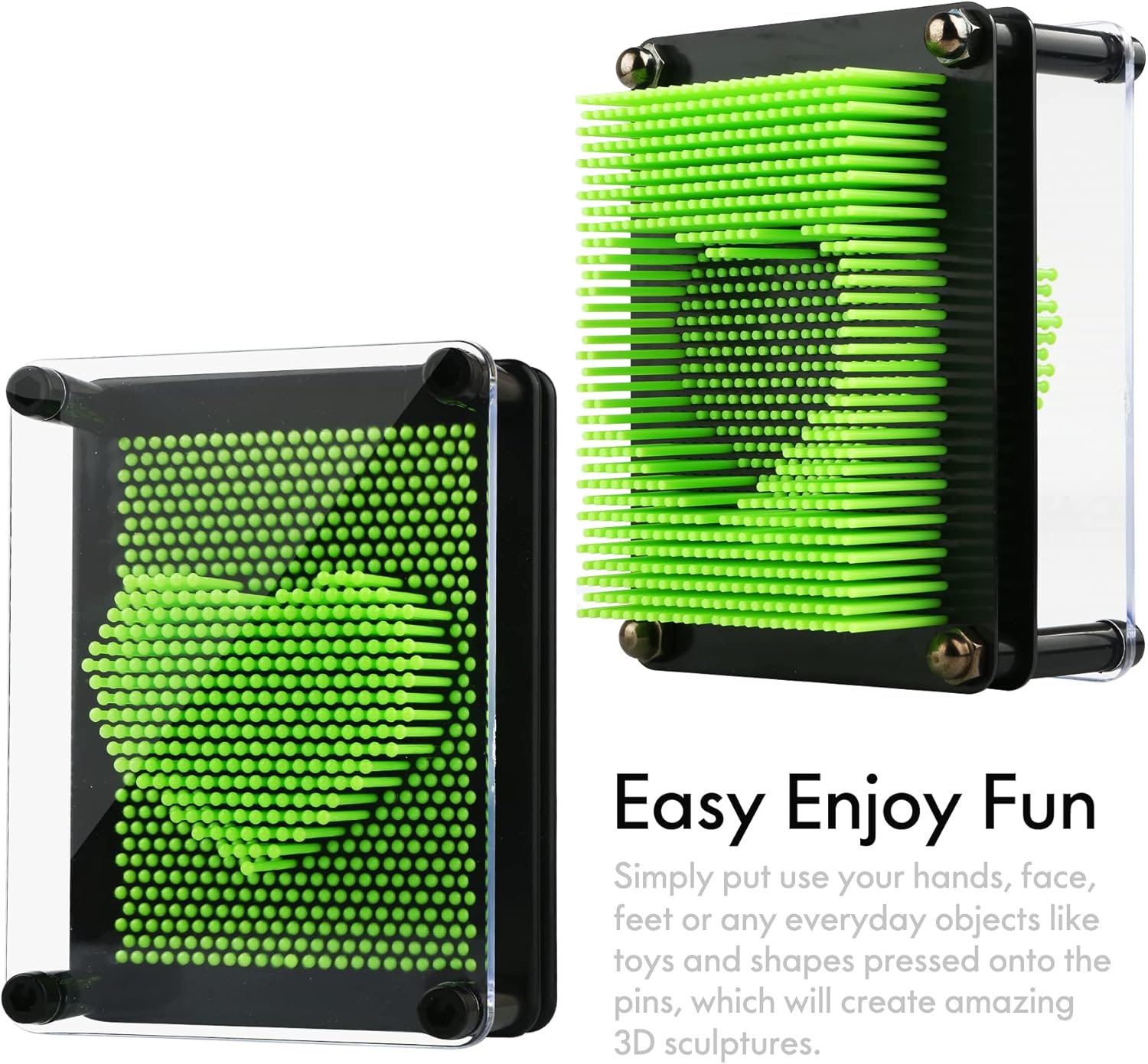 3D Pin Art Toy – Plastic Pin Board for Kids, 3D Pin Impression ...