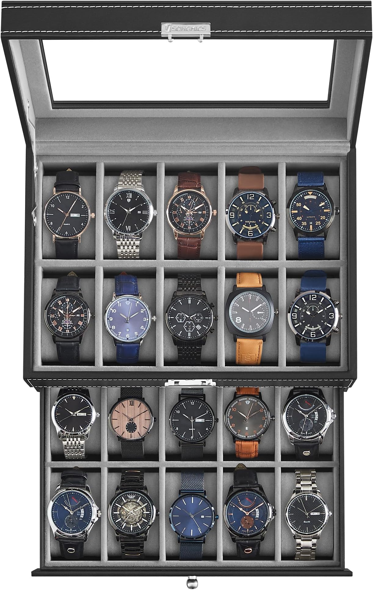 Amazon.com: Invicta Watch Box Green - 15 Slot DC15GRN : Clothing, Shoes ...