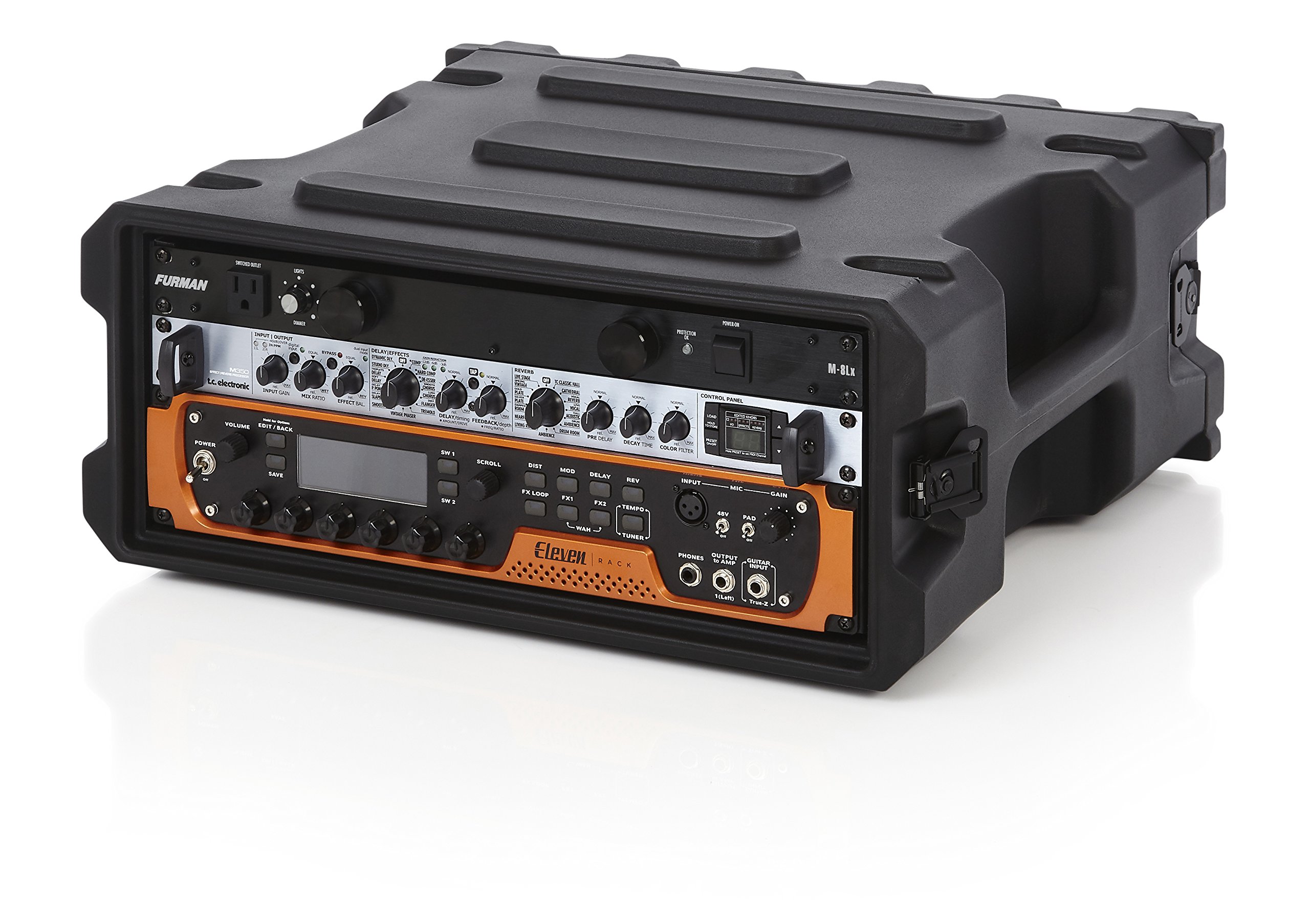 Snapklik.com : Gator Cases Pro Series Rotationally Molded 4U Rack Case