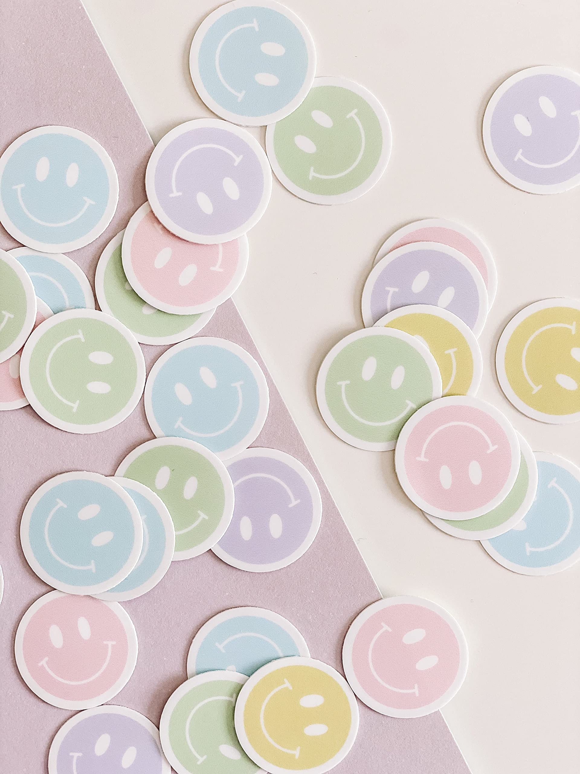 Cute Rainbow Smiley Faces