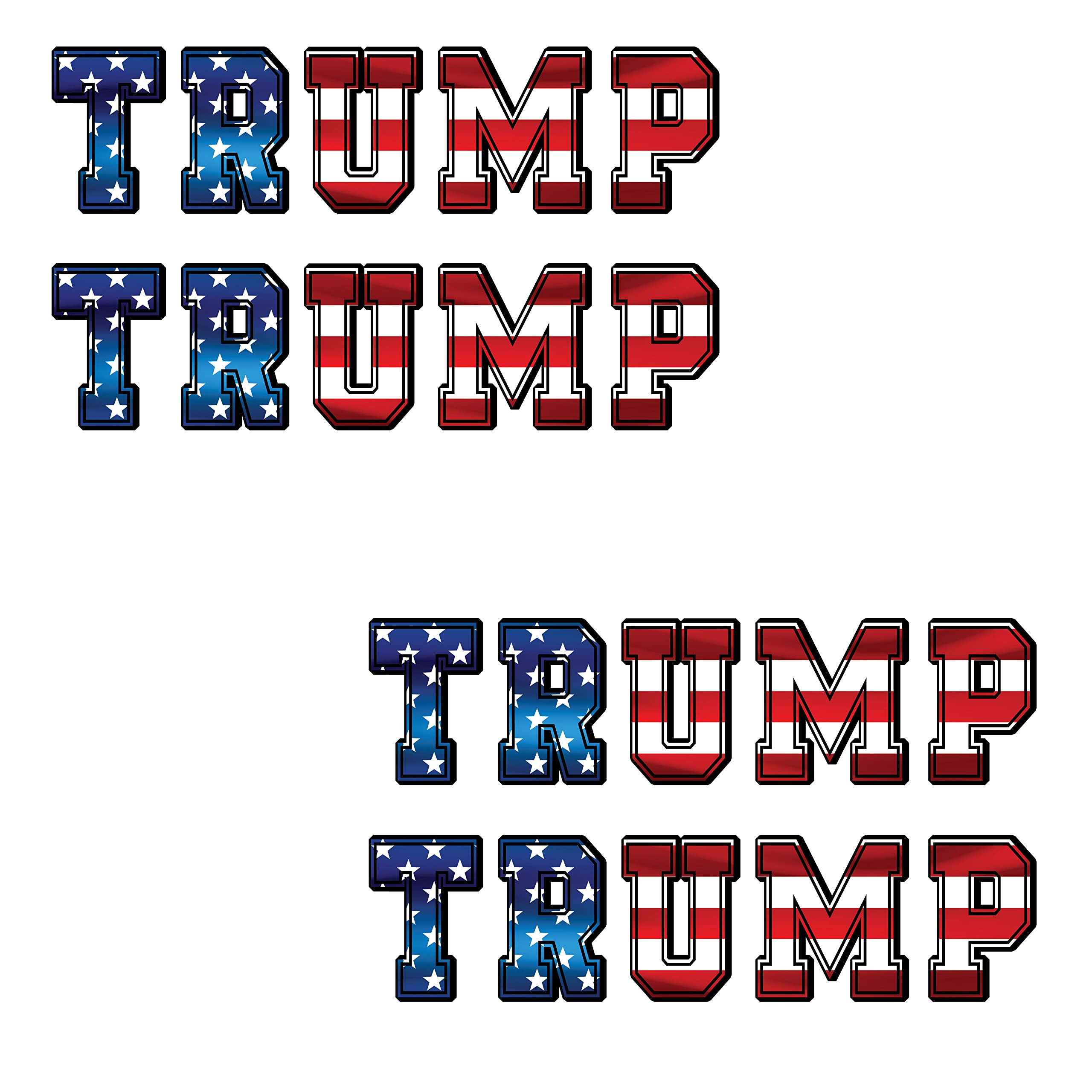 Amazon.com: TreeArm Patriot Republican Love Trump Vinyl Decal Water ...