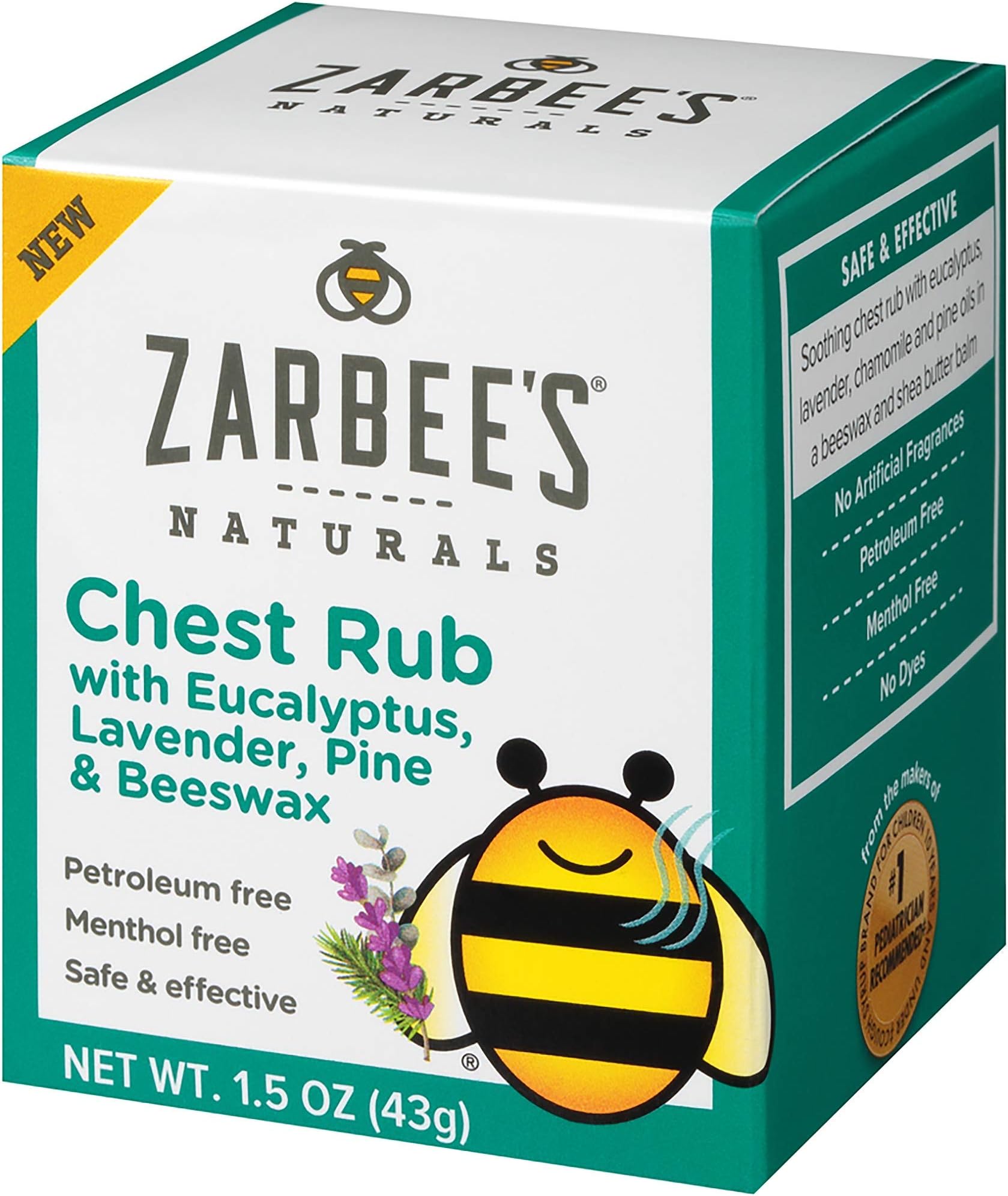 Amazon.com: Zarbee's Naturals Children's Chest Rub, 1.5 Ounce : Health ...