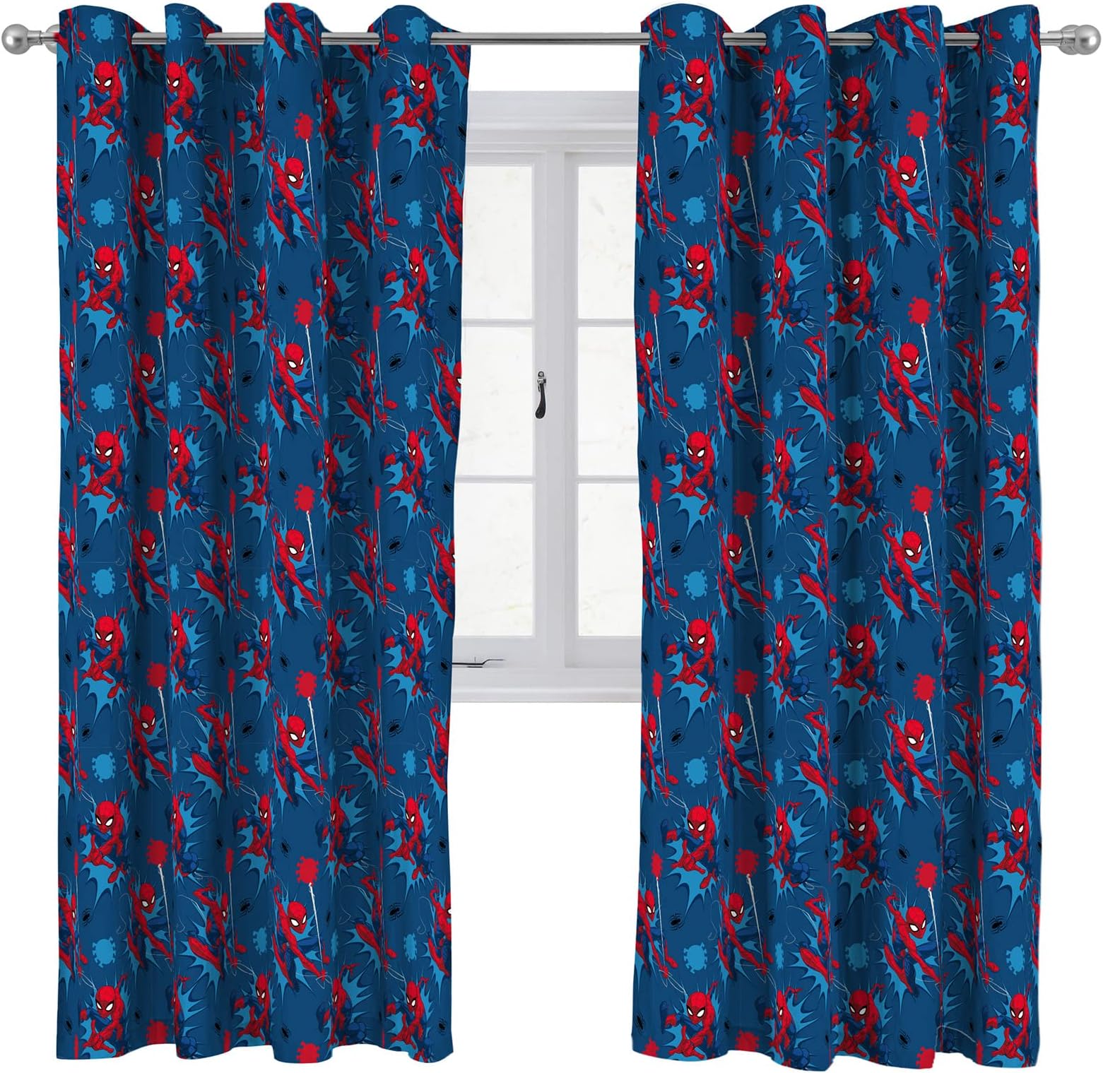 Marvel Comics Avengers Comic Heroes 137cm x 168cm Eyelet Window ...