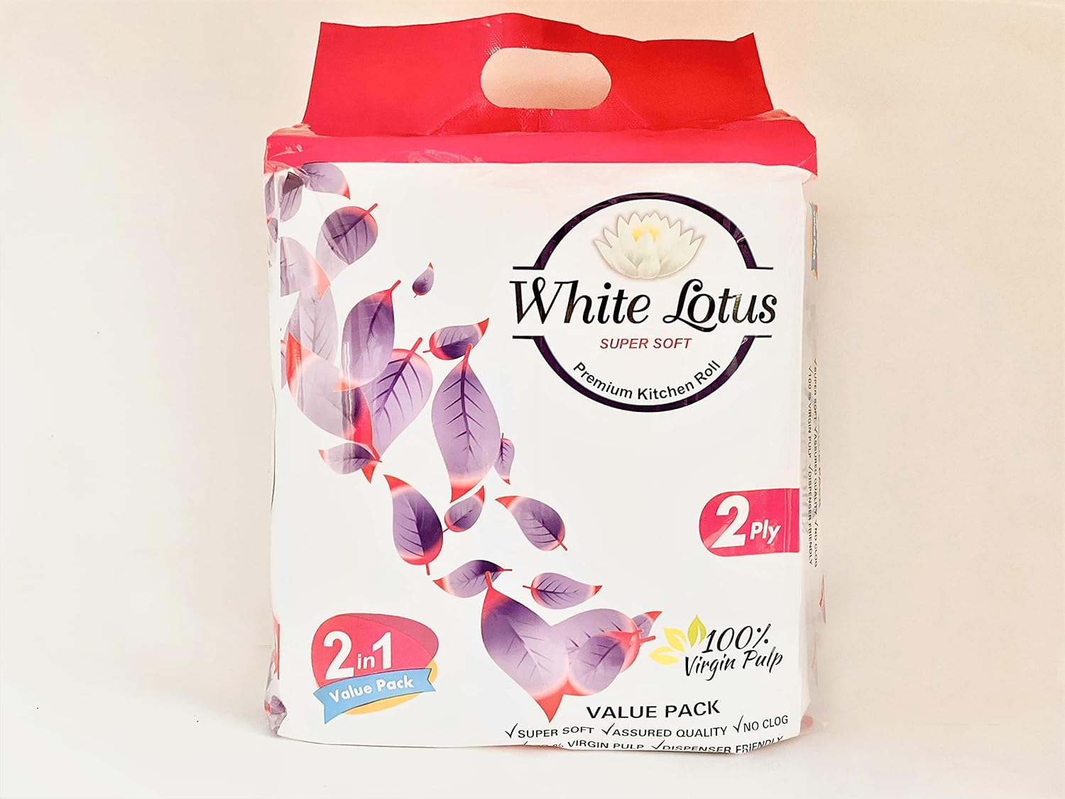 White Lotus 2 Ply Kitchen Paper Roll Tissue Paper Towel Paper white-lotus-2-ply-kitchen-paper-roll-tissue-paper-towel-paper