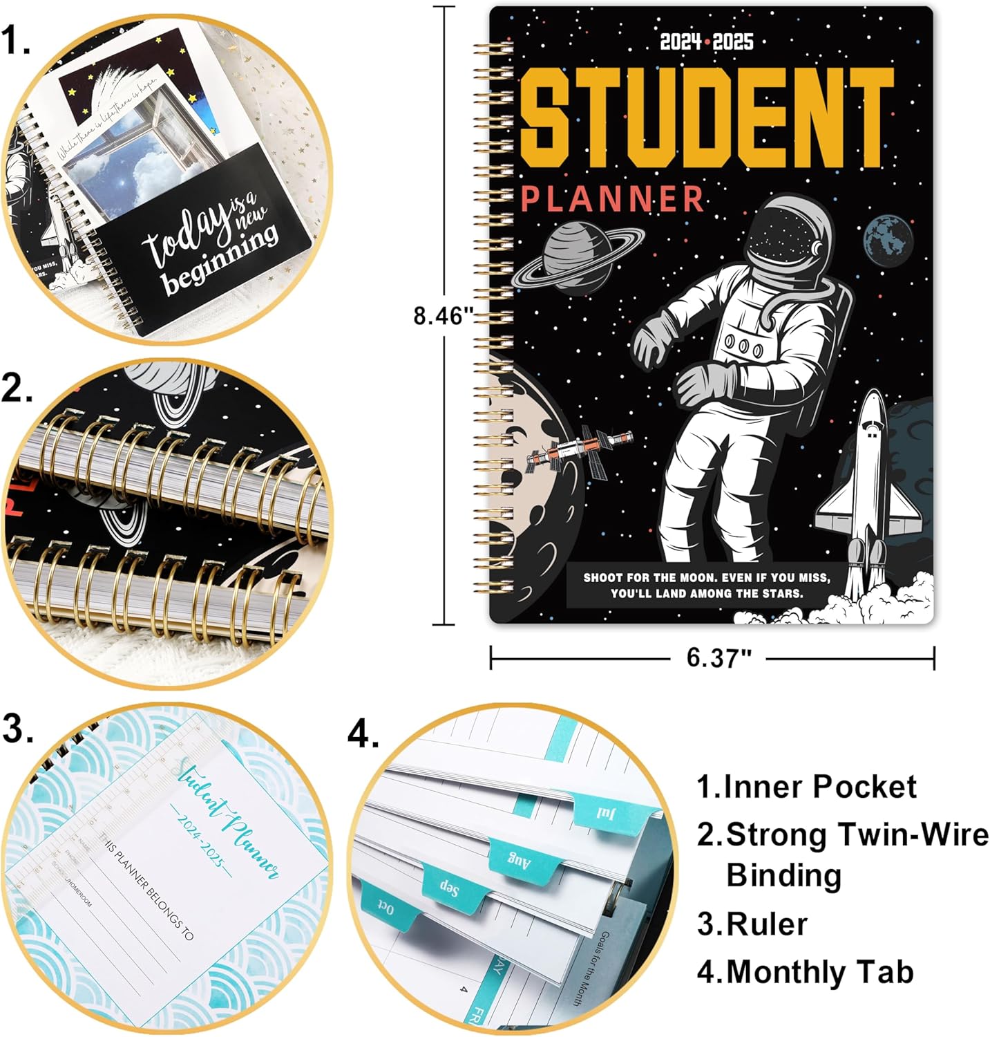 2023-2024 Planificador de Estudiantes - Diseño Chile | Ubuy