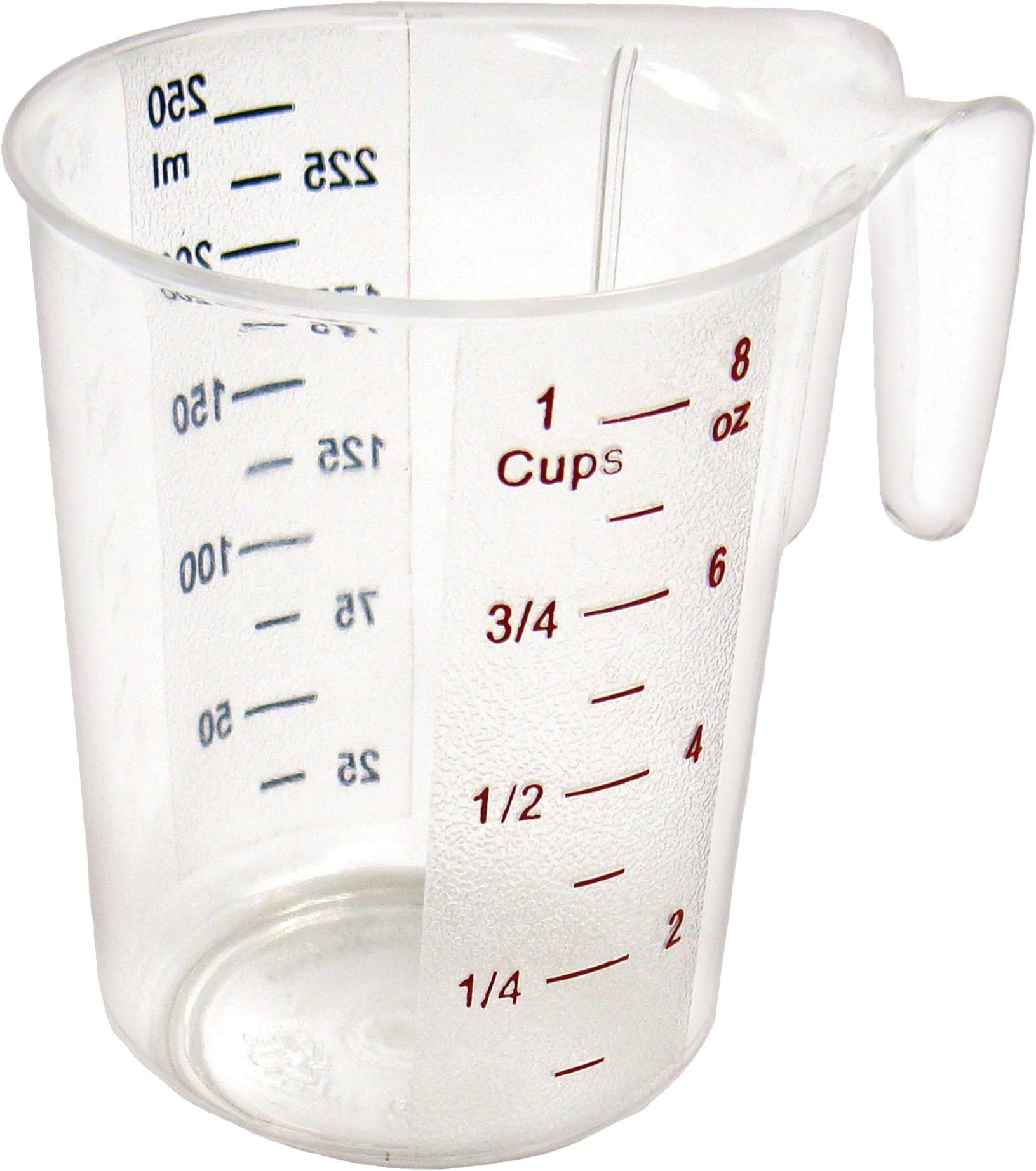 Amazon.com: Restaurantware RW Base 1 Cup Measuring Jar 1 Durable ...
