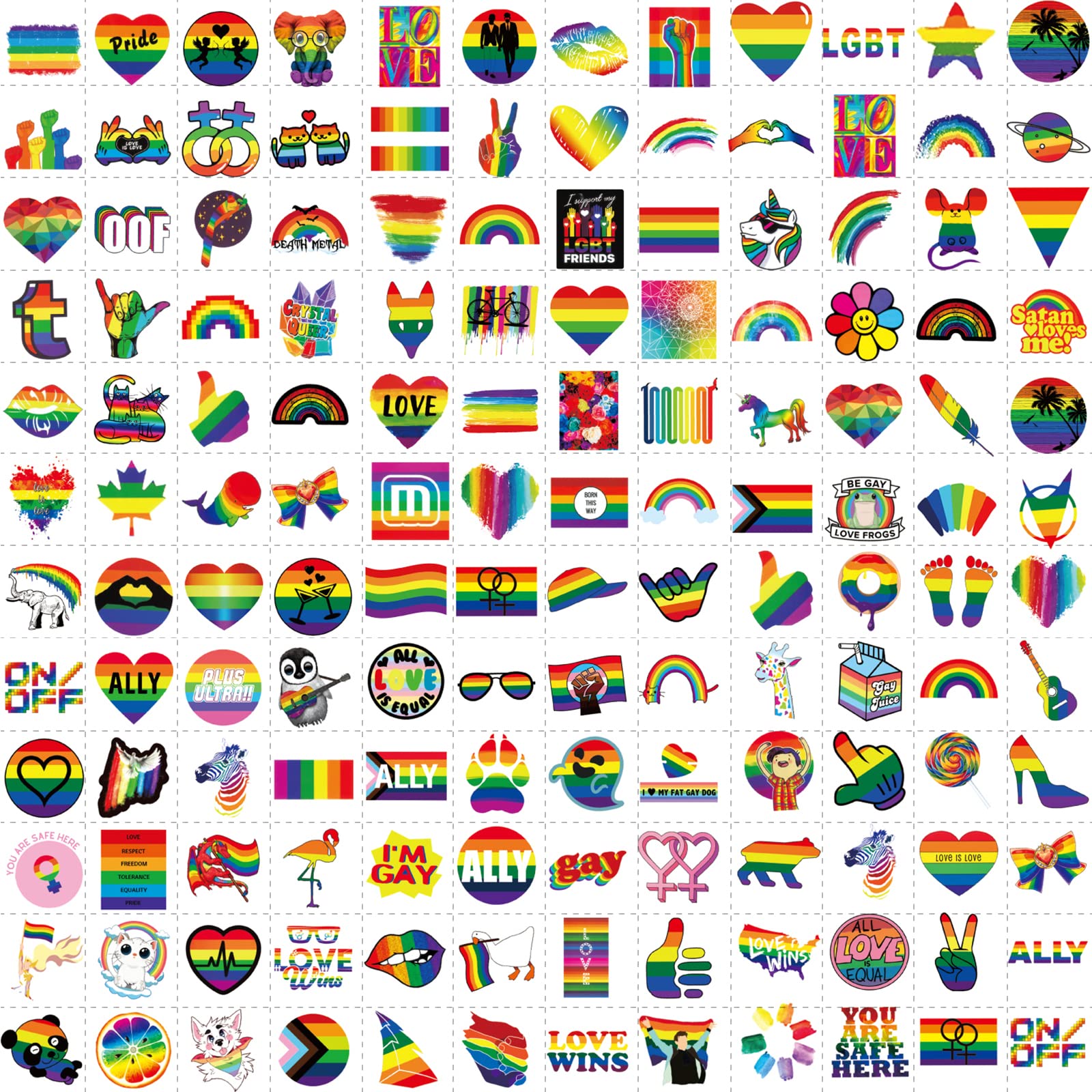 Red Equal Sign Tattoo