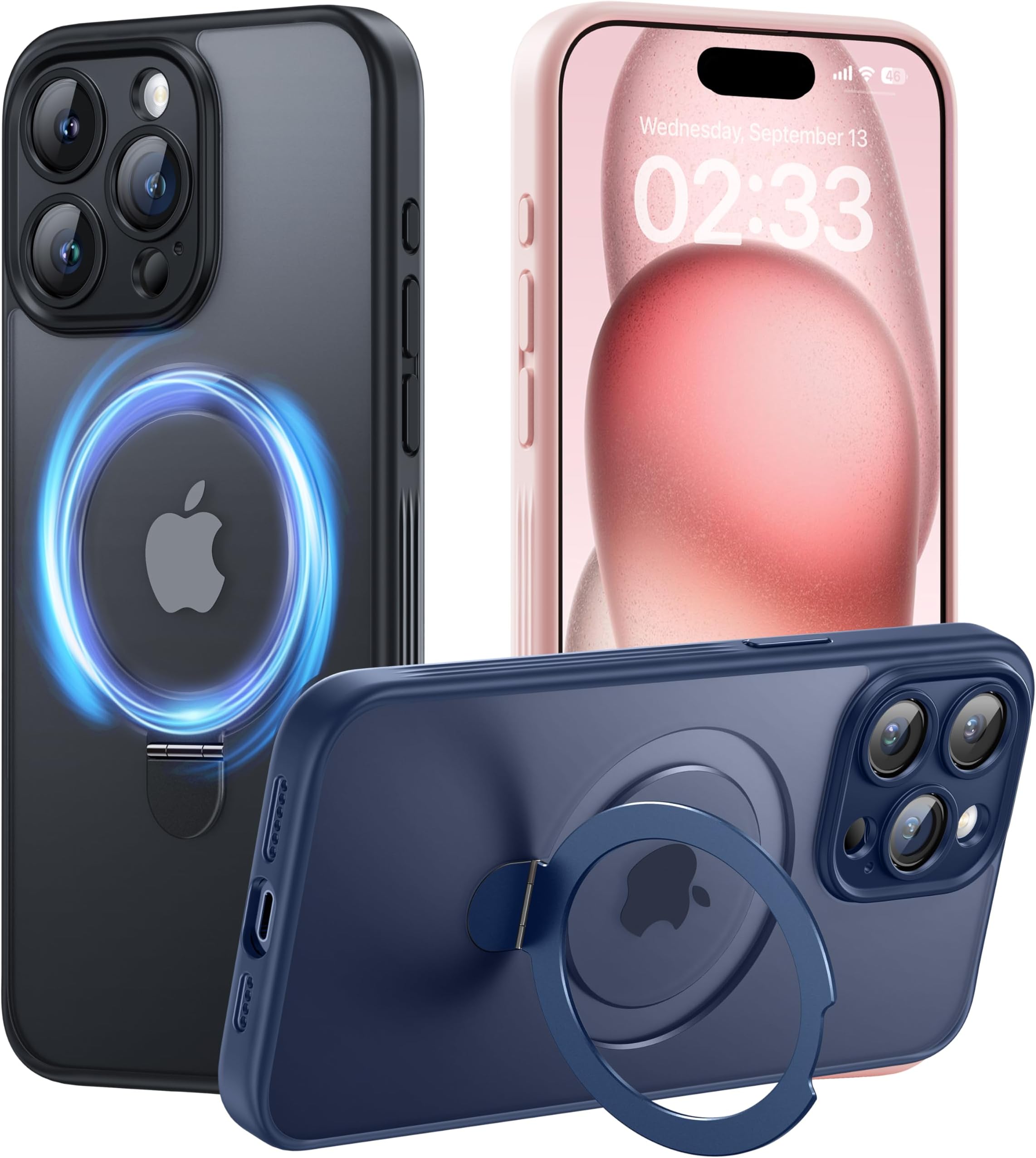 Amazon.com: JUESHITUO for iPhone 15 Pro Max Case with Integrated Camera ...