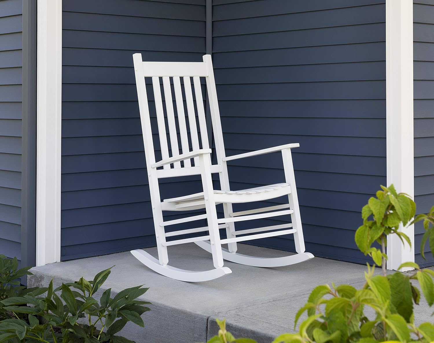 Amazon.com: Woodlawn&Home, 100019, Mission Style Rocking Chair, White ...