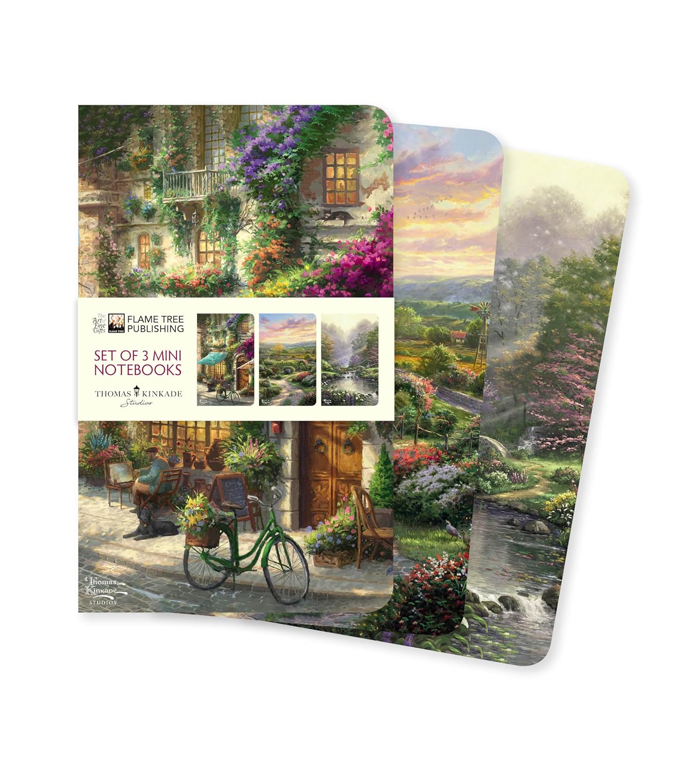 Thomas Kinkade Set of 3 Mini Notebooks (Mini Notebook Collections ...