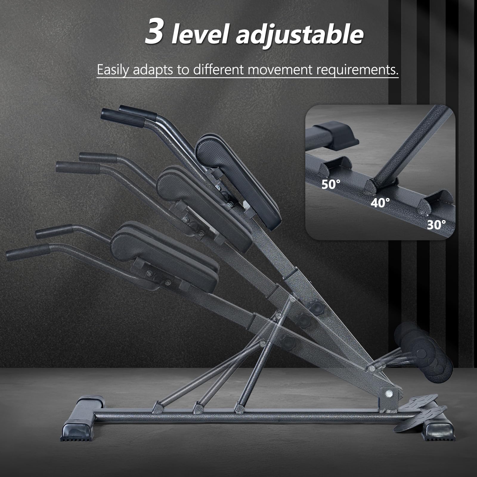 Snapklik.com : Roman Chair Back Extension Machine, Hyperextension Bench ...